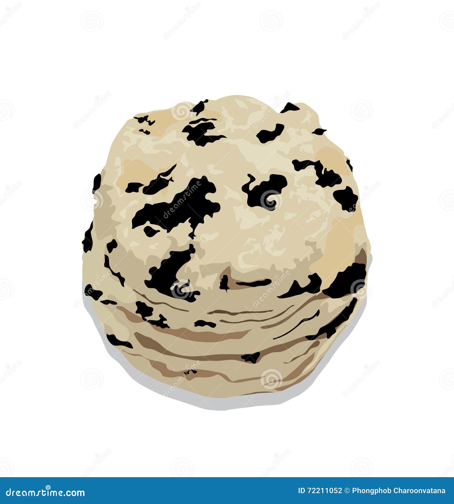 Scone ilustración del vector. Ilustración de pasteles - 72211052