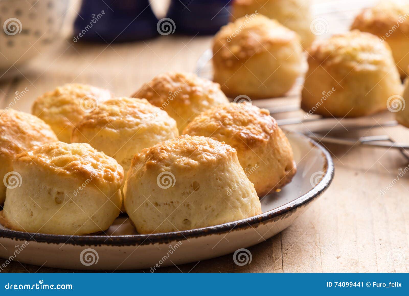 Scone with cheese stock image. Image of texture, homemade - 74099441
