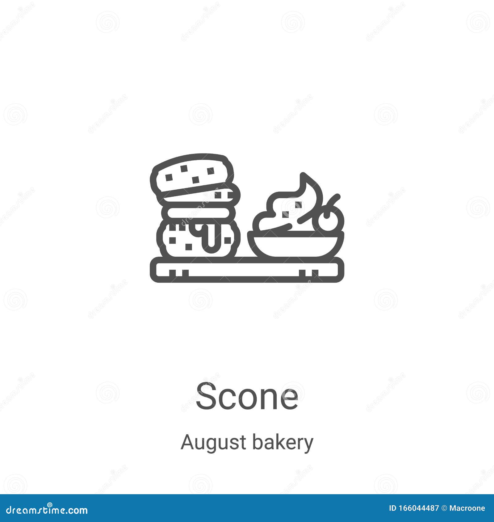 Scone Illustration, Drawing, Engraving, Ink, Line Art, Vector ...