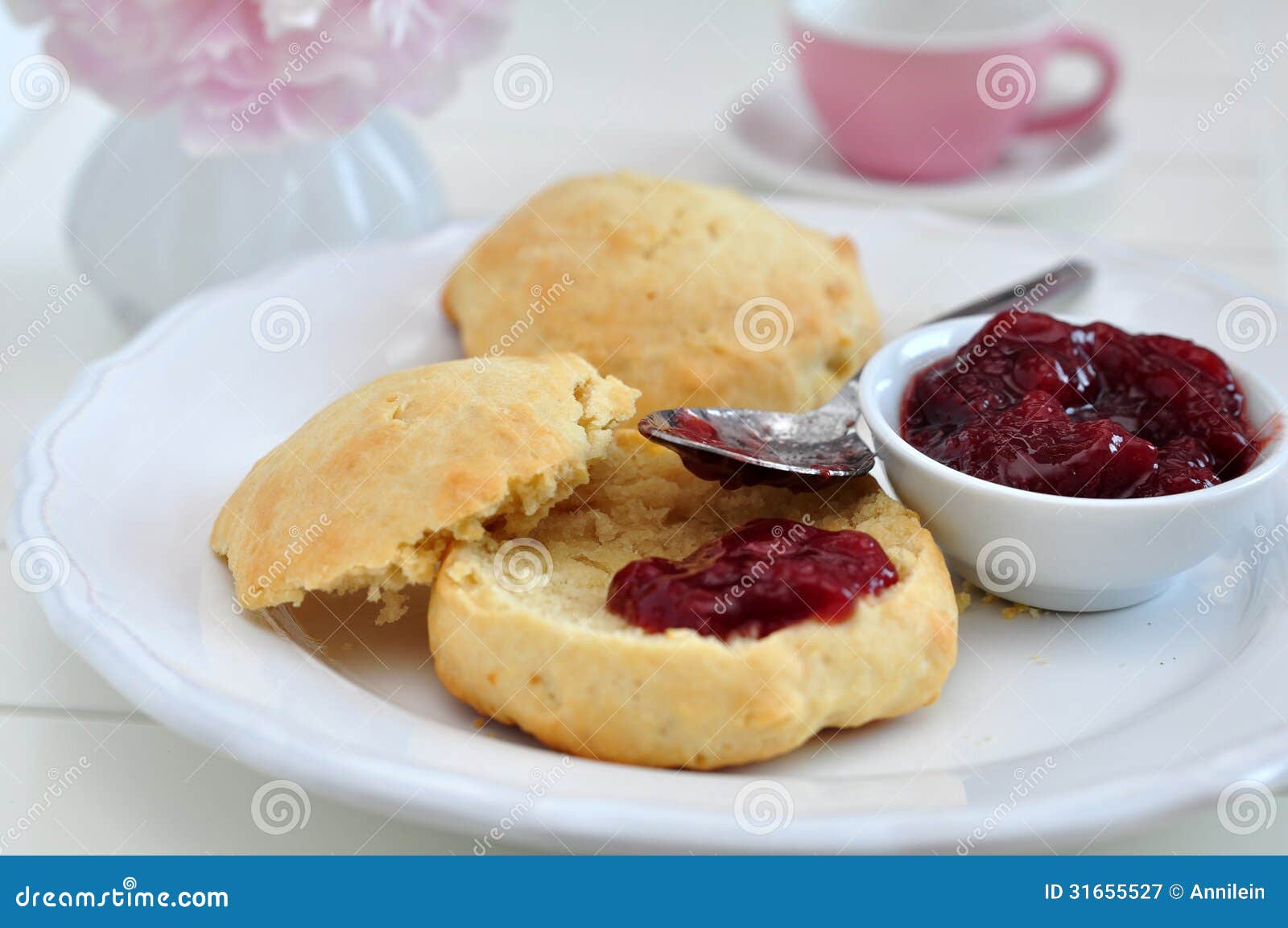 Scones stock image. Image of biscuits, british, dish - 31655527