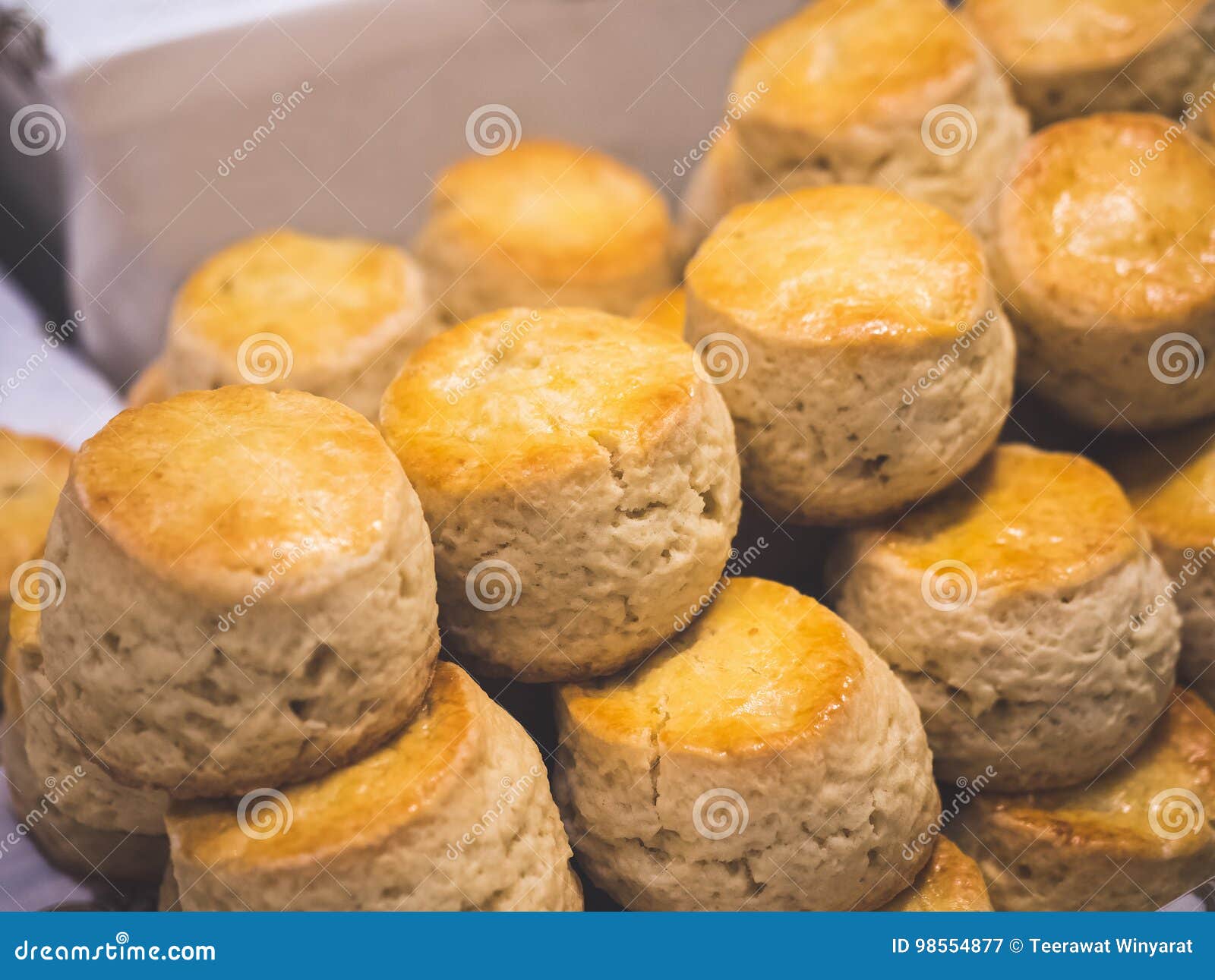 Scones Stack Bake Goods Bakery Stock Image - Image of cafe, market ...