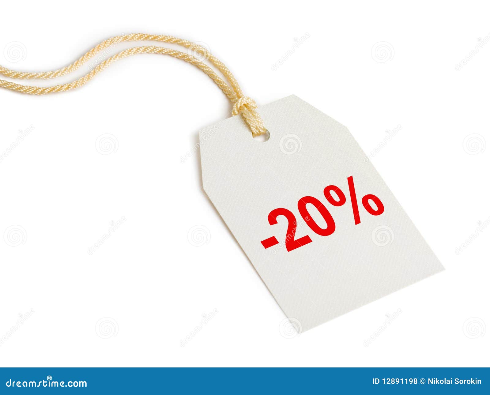 Sconto 20% Del Contrassegno Fotografia Stock - Immagine di commercio ...