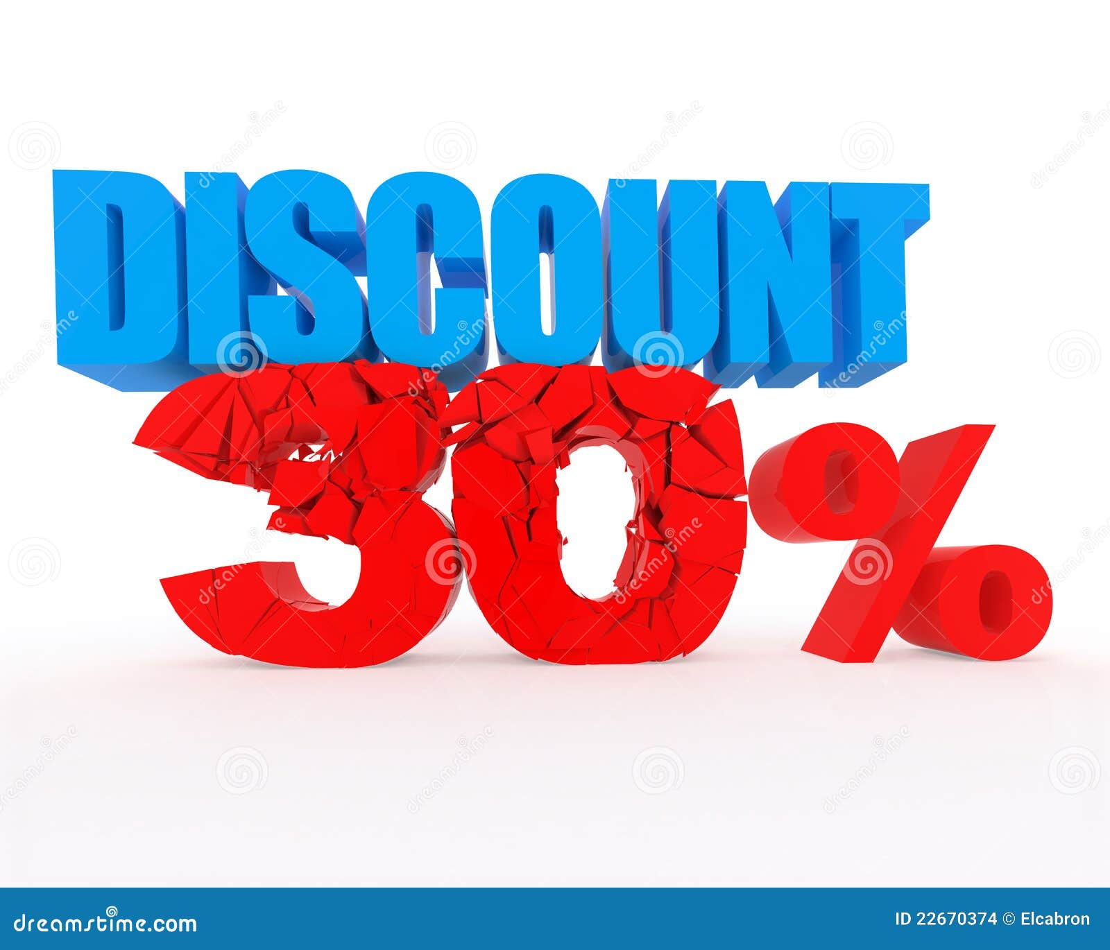 Sconto 30% illustrazione di stock. Illustrazione di tasso - 22670374