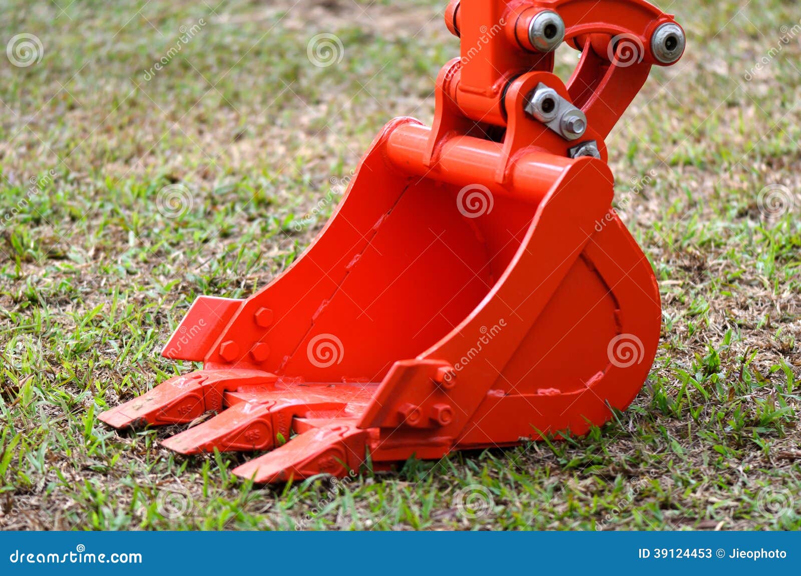 The scoop of the backhoe stock image. Image of earth - 39124453