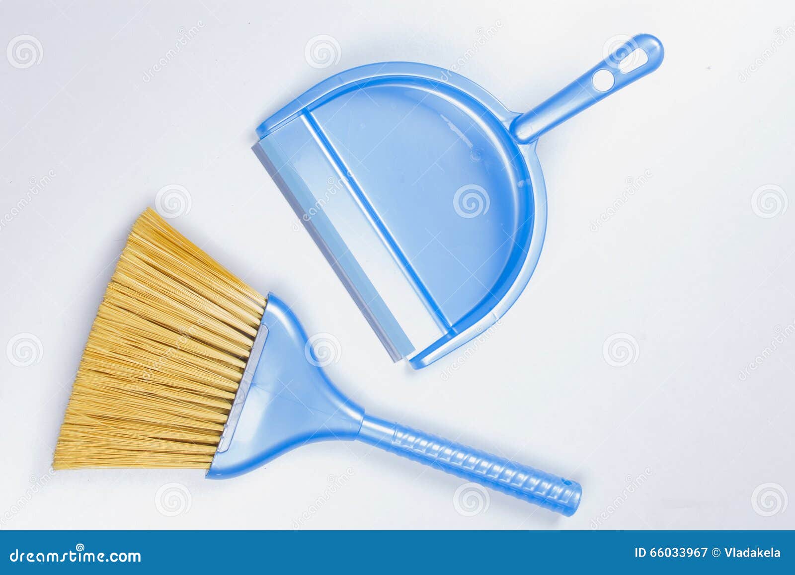 Scoop and Broom Isolated on White Stock Image - Image of clean, broom ...