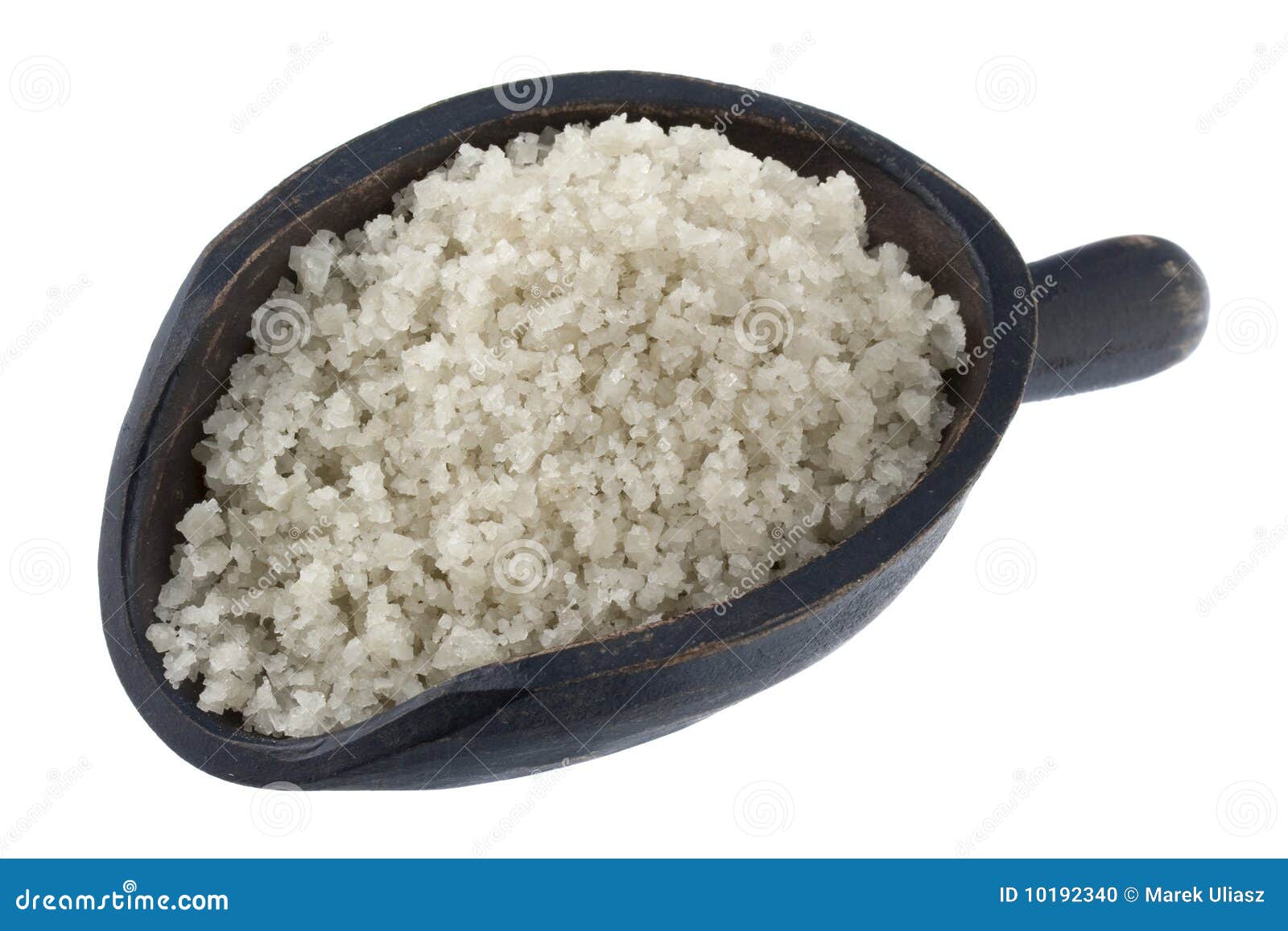 Scoop of gray sea salt stock photo. Image of macro, mineral - 10192340