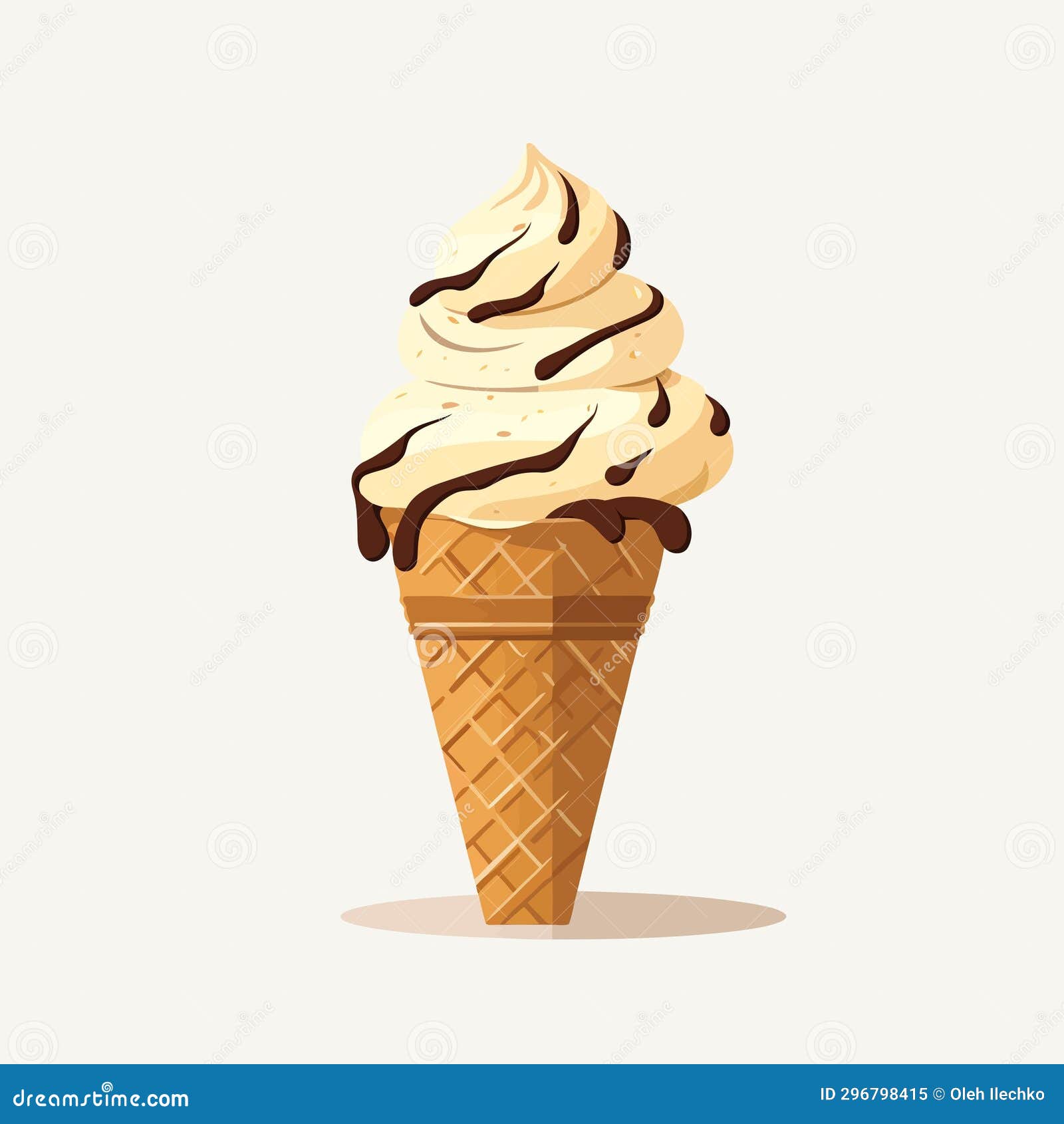 Scoop of Ice Cream Vector Flat Minimalistic Isolated Illustration Stock ...