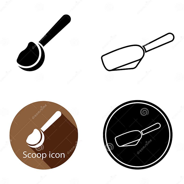 Scoop icon vector stock vector. Illustration of scoop - 285211109