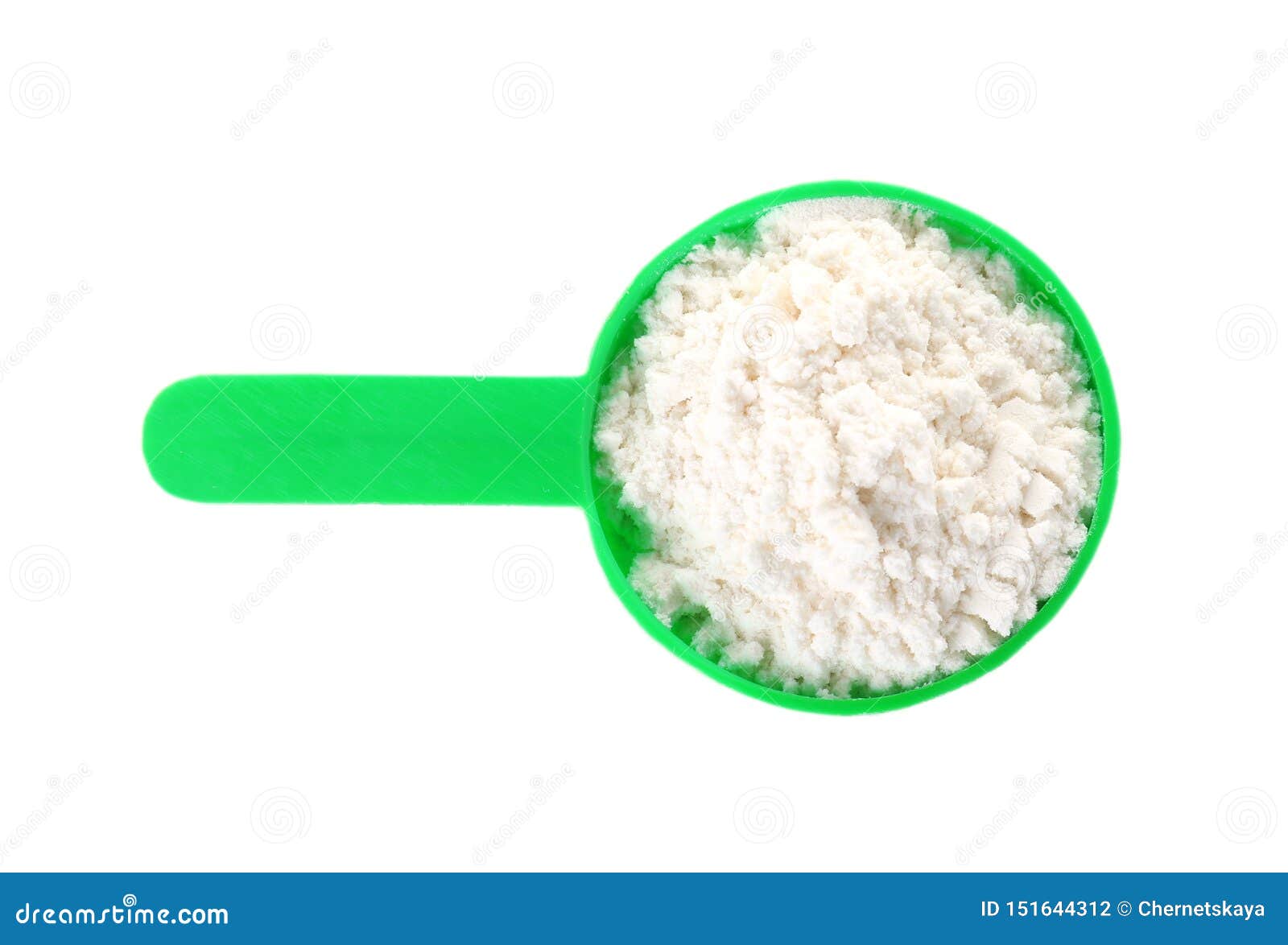 Scoop of Protein Powder on White Background Stock Photo - Image of care ...
