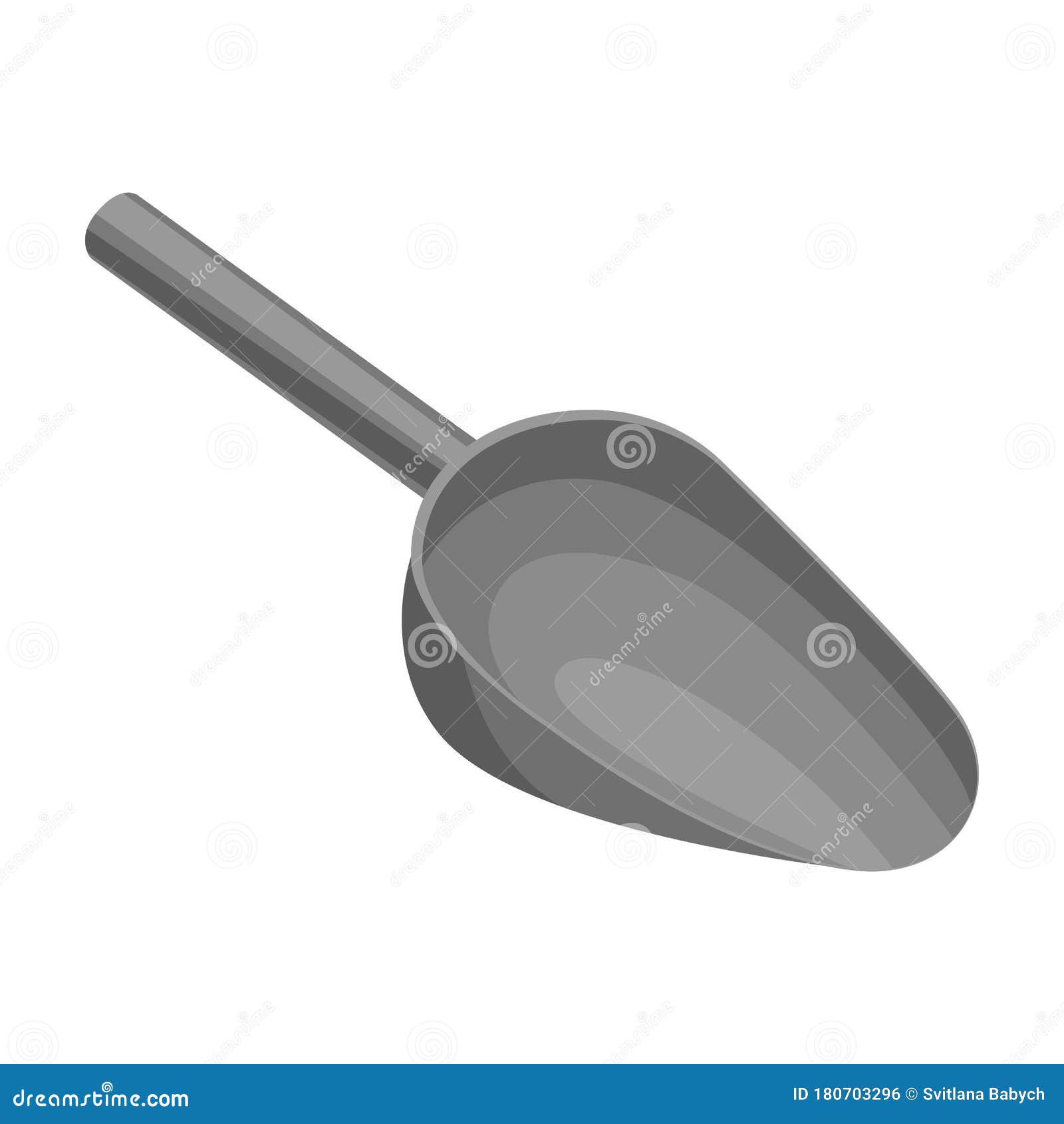 Scoop Vector Icon.Cartoon Vector Icon Isolated on White Background ...