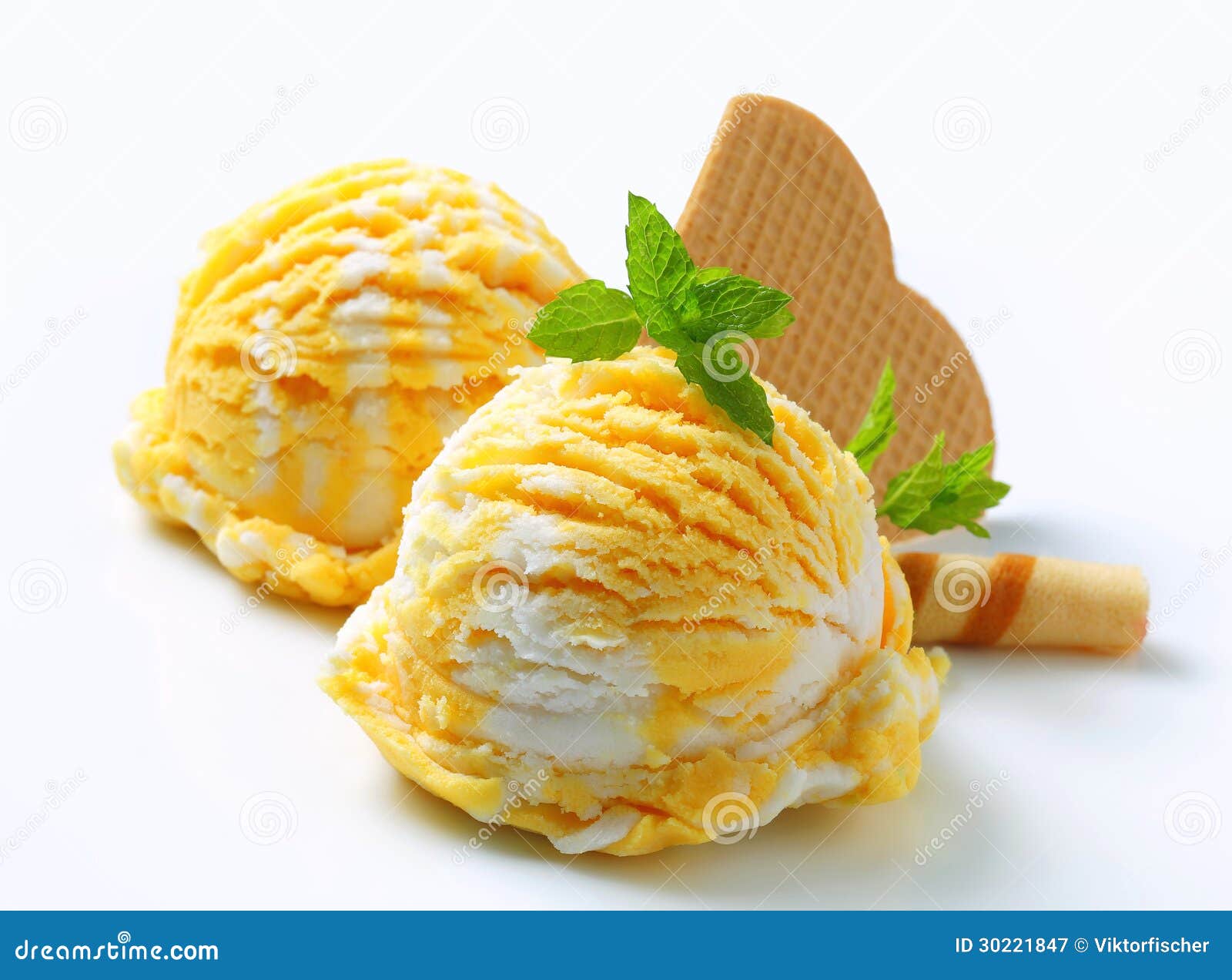 Egg Liqueur-Vanilla Ice Cream Stock Image - Image of life, lemon: 30221847