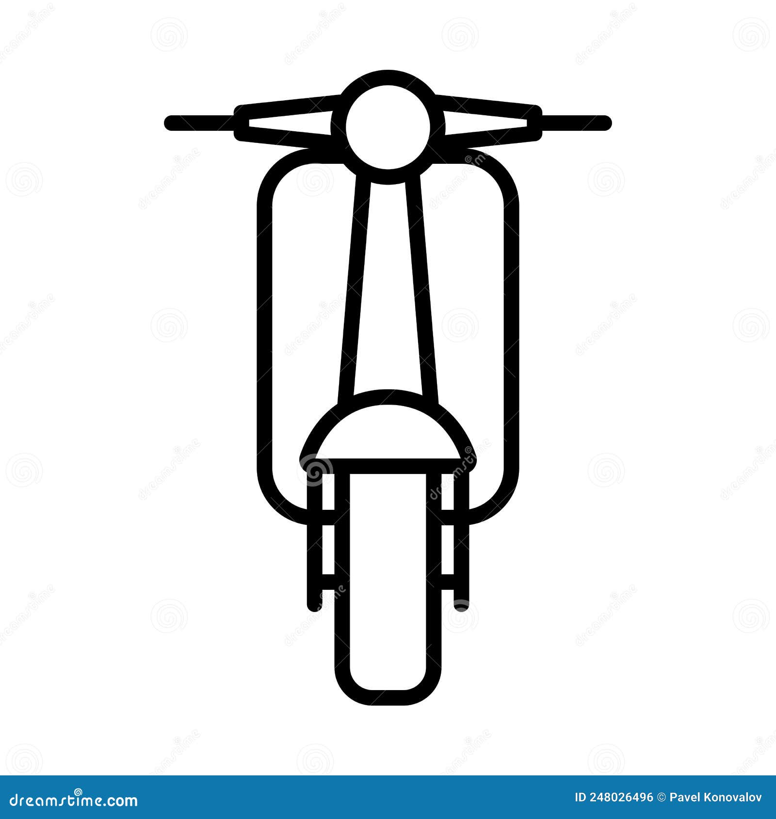 Scooter Icon Dotted Line Path With Start Point. Set Of Kick Scooters ...