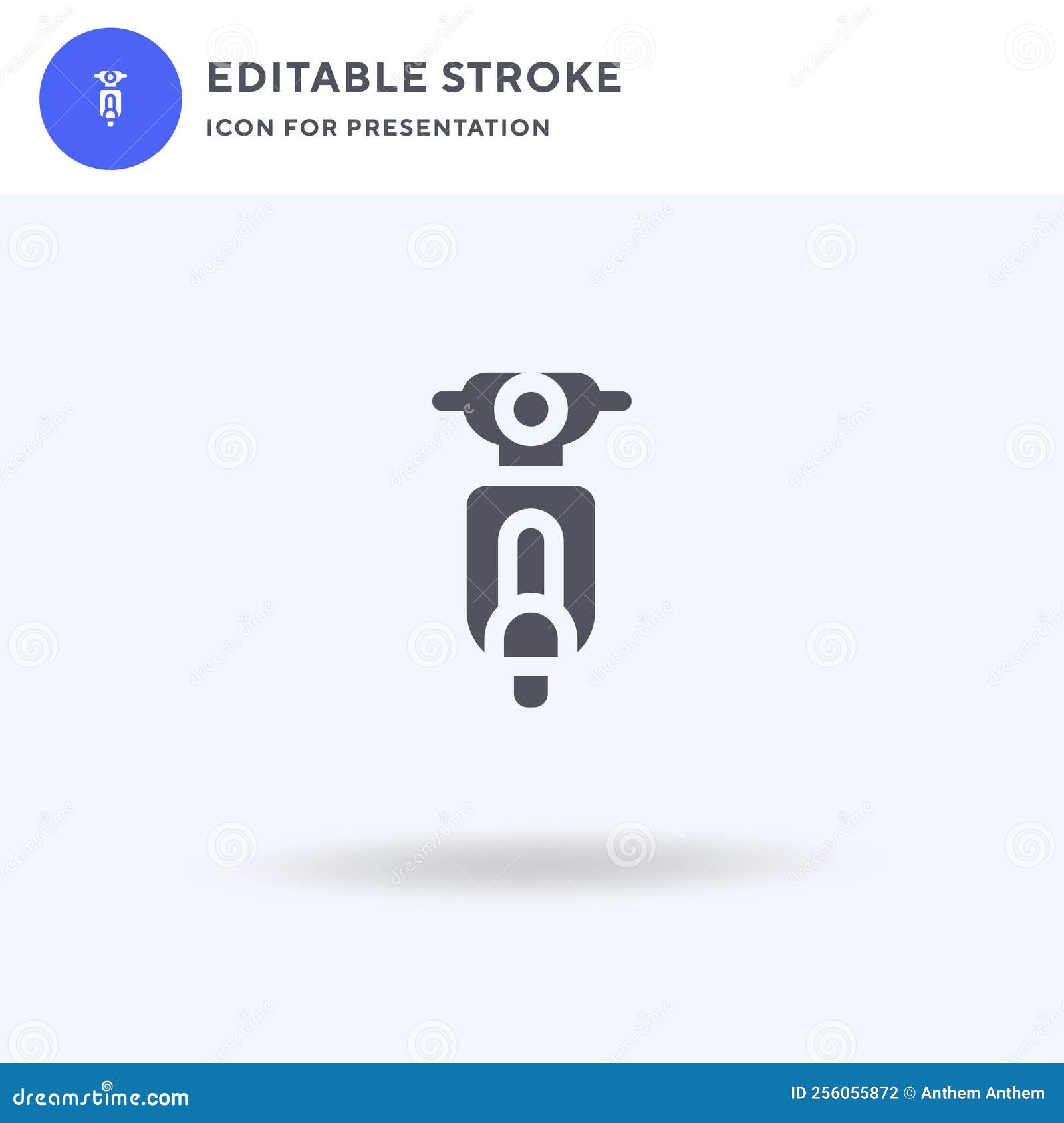 Scooter Icon Vector, Filled Flat Sign, Solid Pictogram Isolated on ...