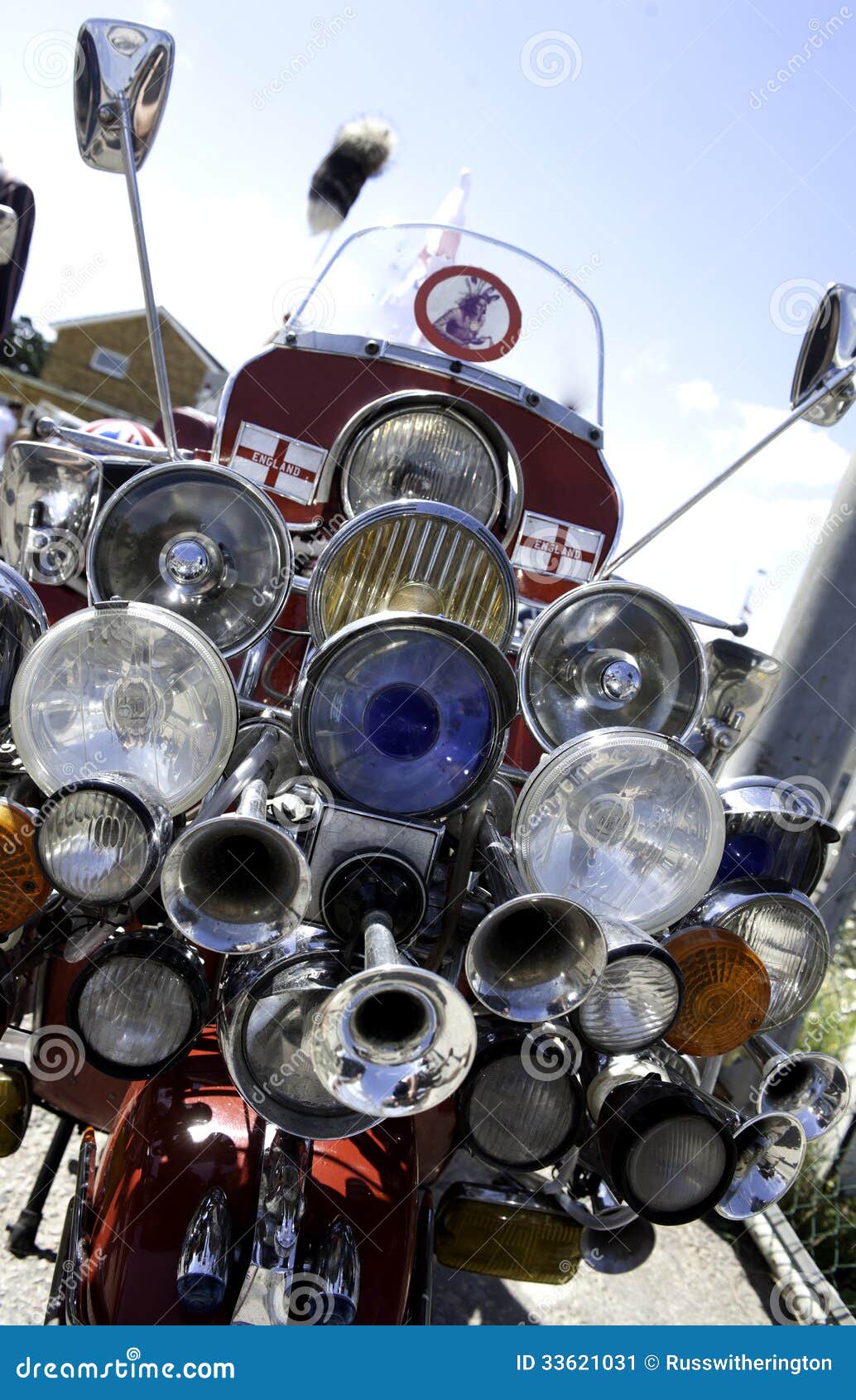 Scooter stock image. Image of fashion, moped, lights - 33621031