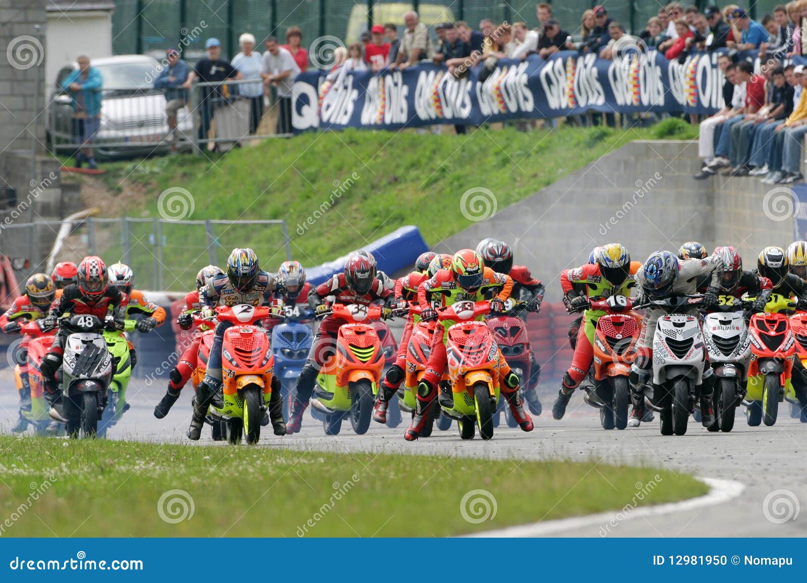 Scooter Race 2004 editorial image. Image of dangerous - 12981950