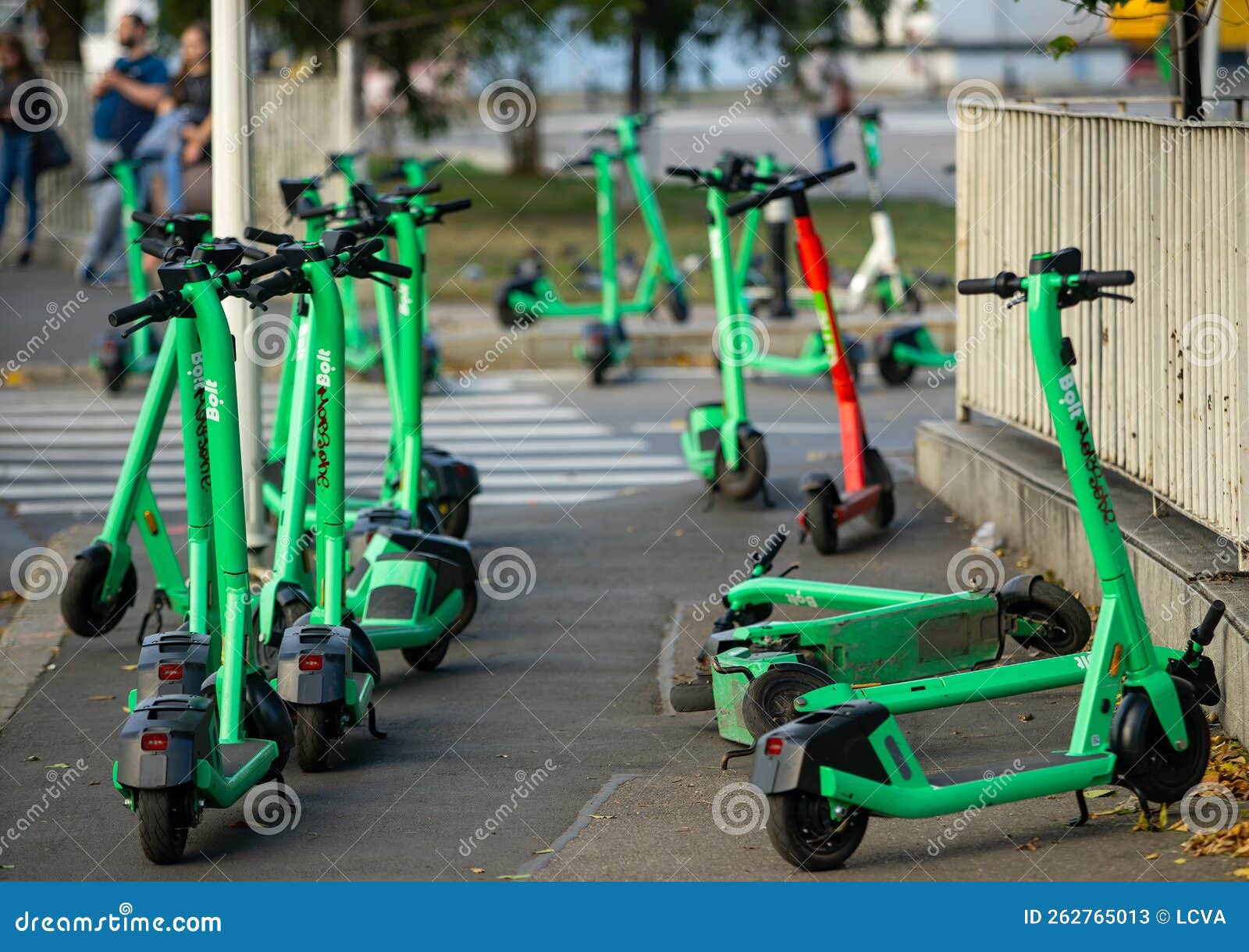 Scooter-sharing System in Bucharest, Romania Editorial Stock Photo ...