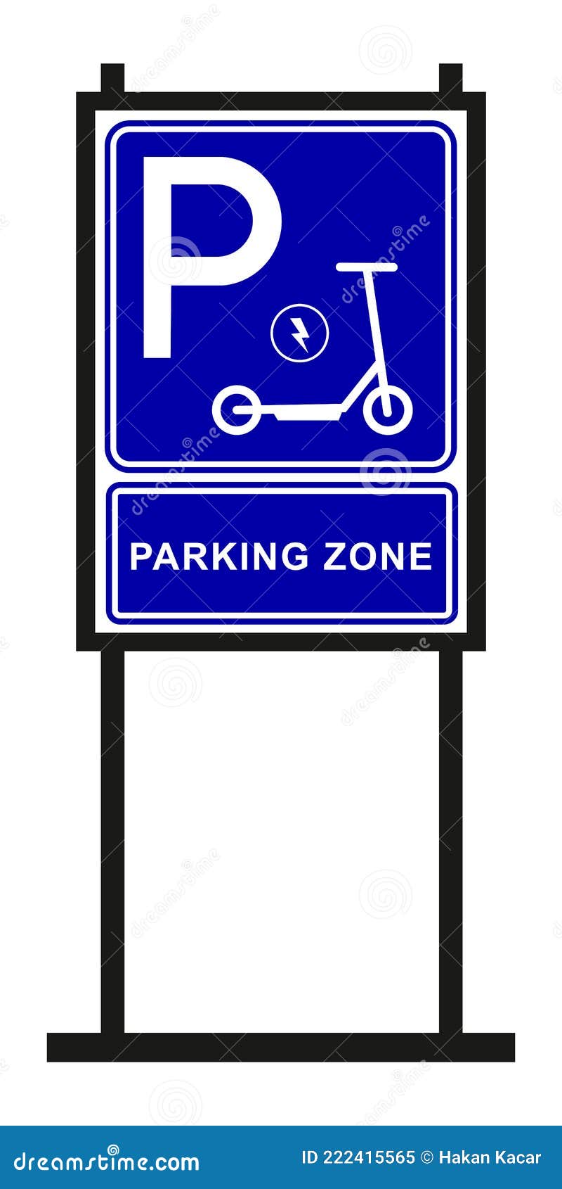 Scooter Warning Signs. Vector Stock Vector - Illustration of direction ...