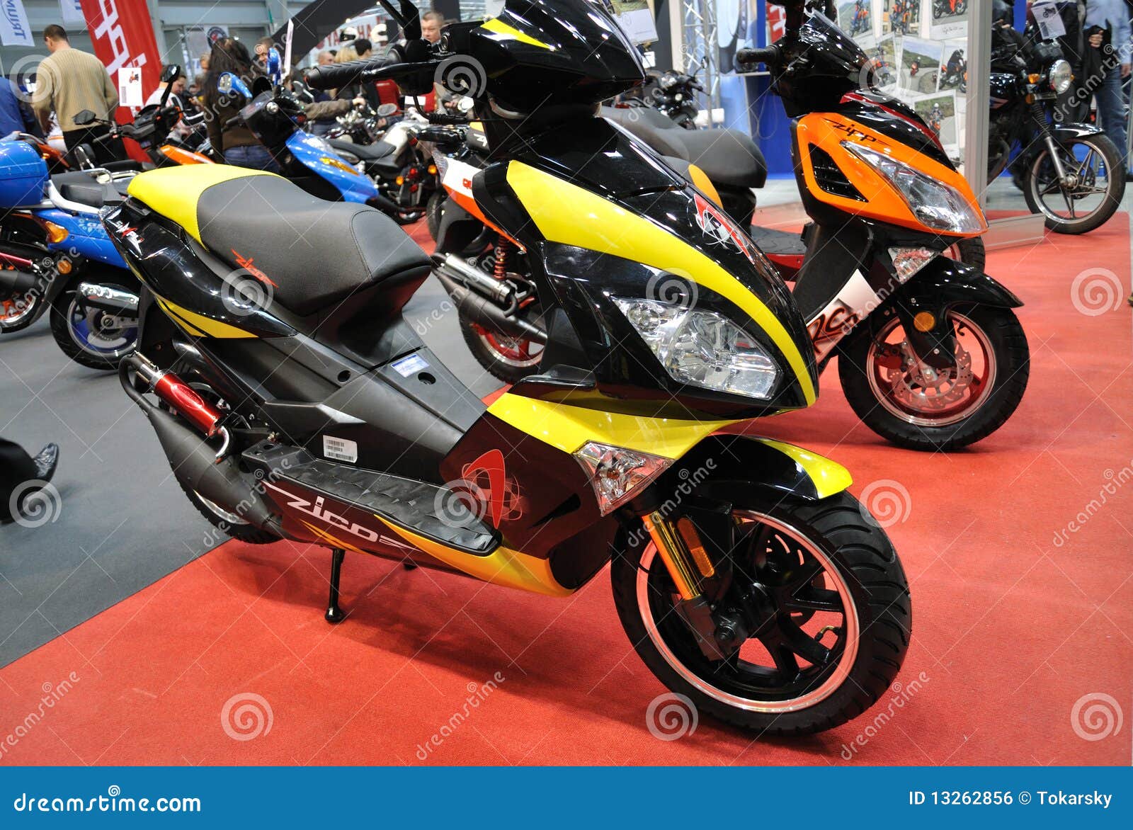 Scooters ZIPP Motors editorial photo. Image of tank, automotive - 13262856