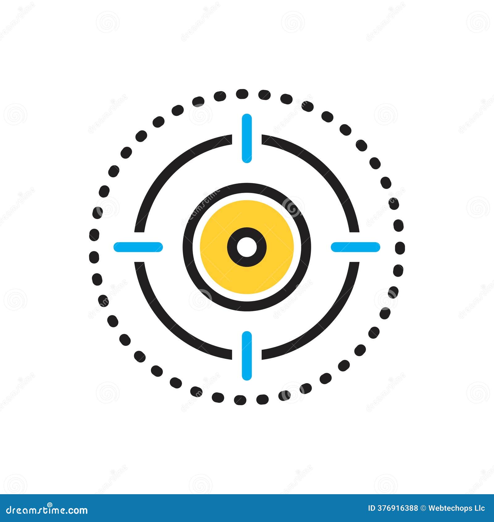 Mix Icon For Extent, Limit And Range Cartoon Vector | CartoonDealer.com ...