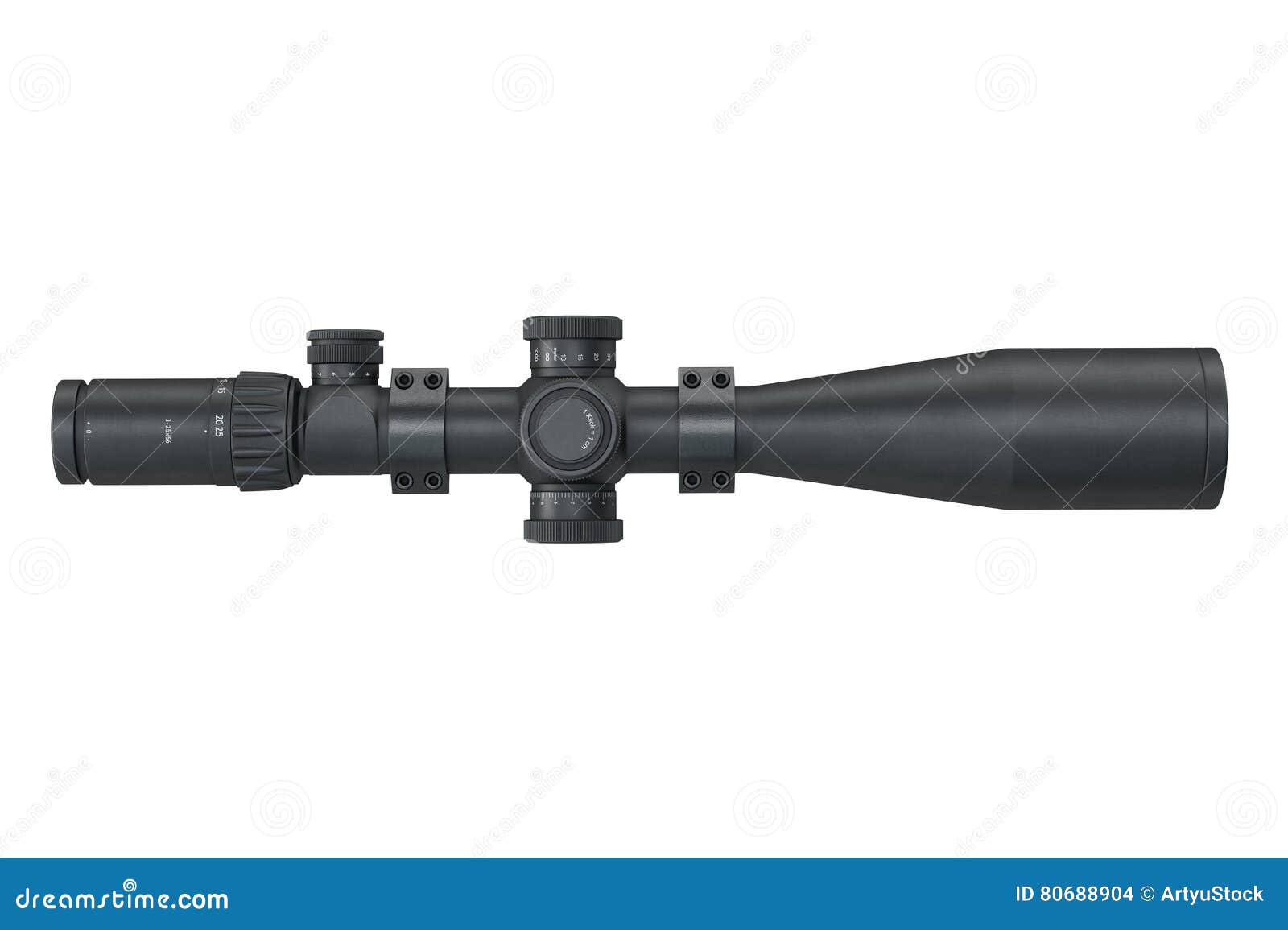 Scope Optical Sniper Rifle Black Set Royalty-Free Stock Photography ...
