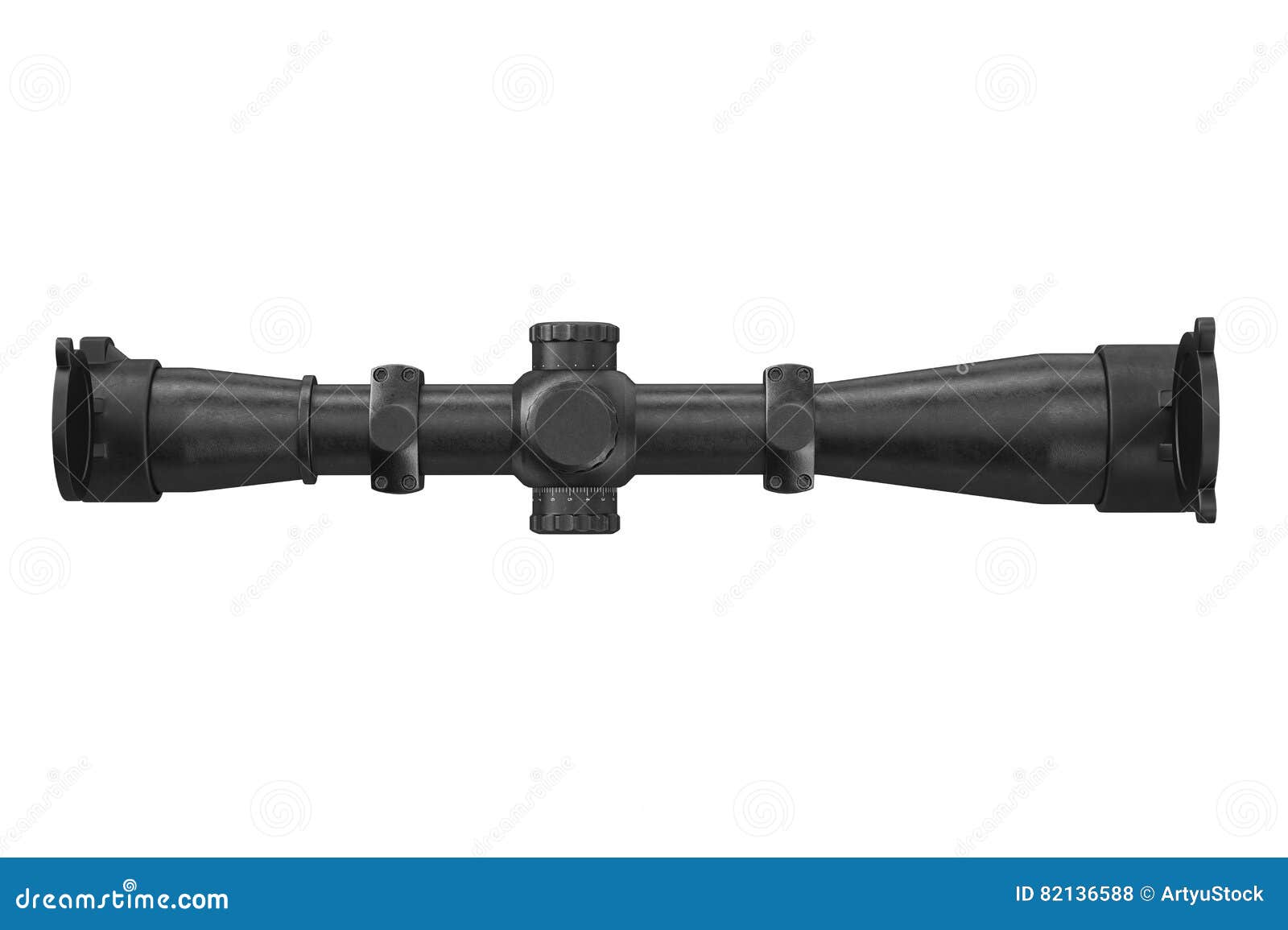 Scope Optical Sniper Rifle Black Set Royalty-Free Stock Photography ...