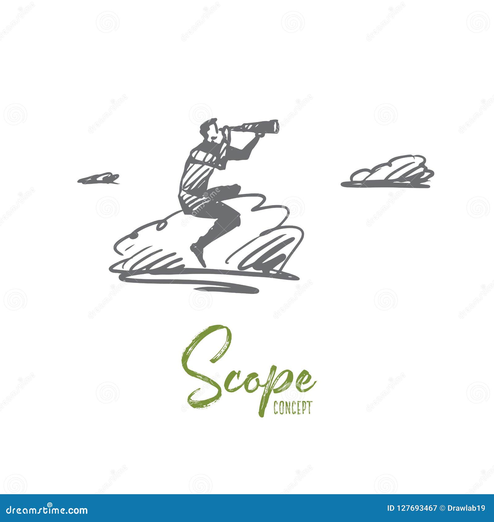 Discover Concept, Cut Out In Background Royalty-Free Stock Image ...