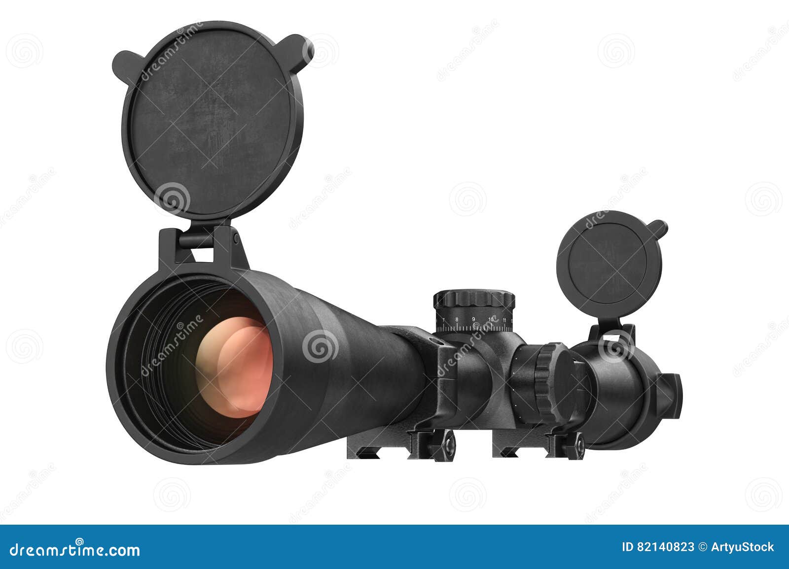 Scope optical lens stock illustration. Illustration of scope - 82140823