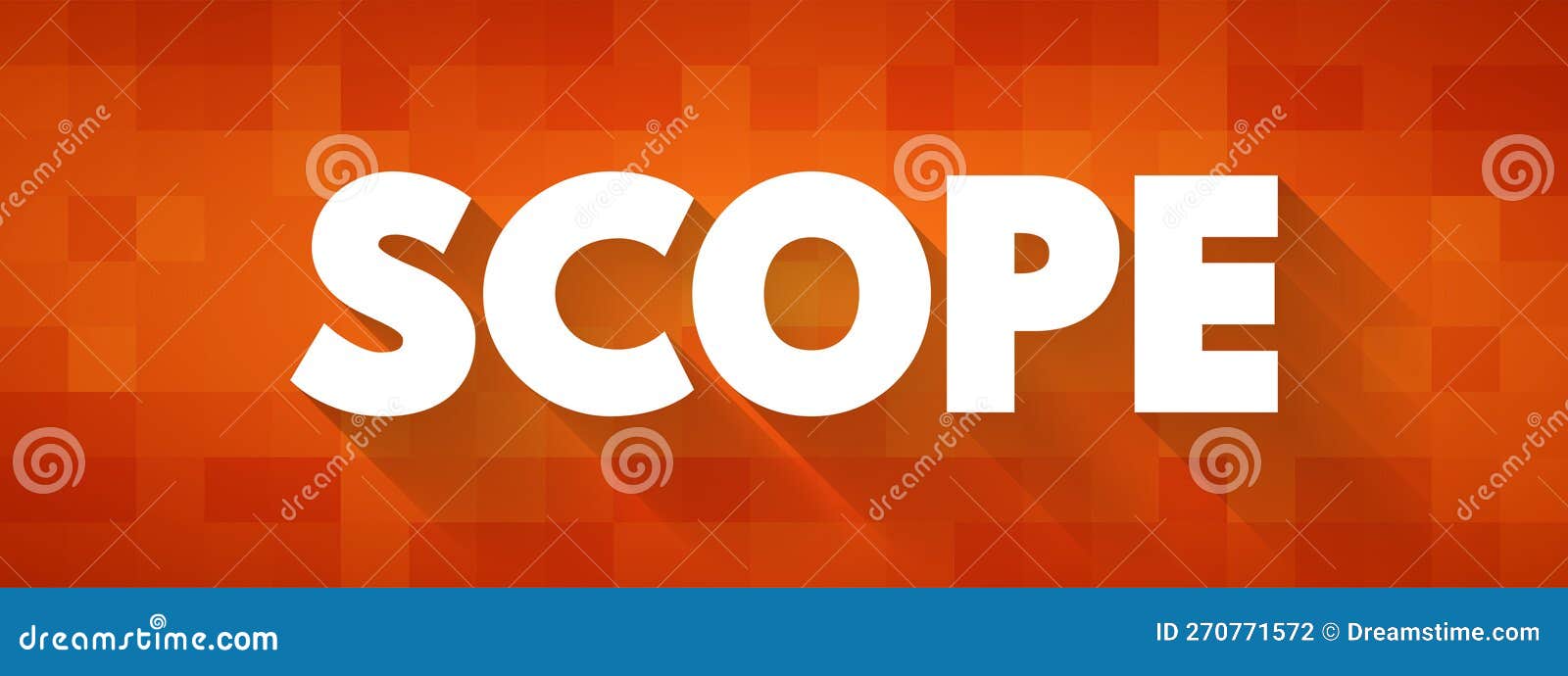 Scope Text Quote, Concept Background Stock Illustration - Illustration ...