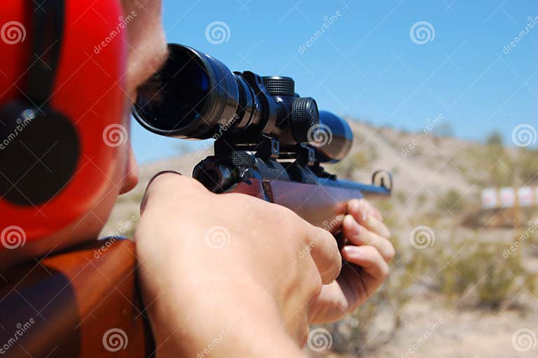 Scoping the Target stock photo. Image of muffed, targeted - 2400026