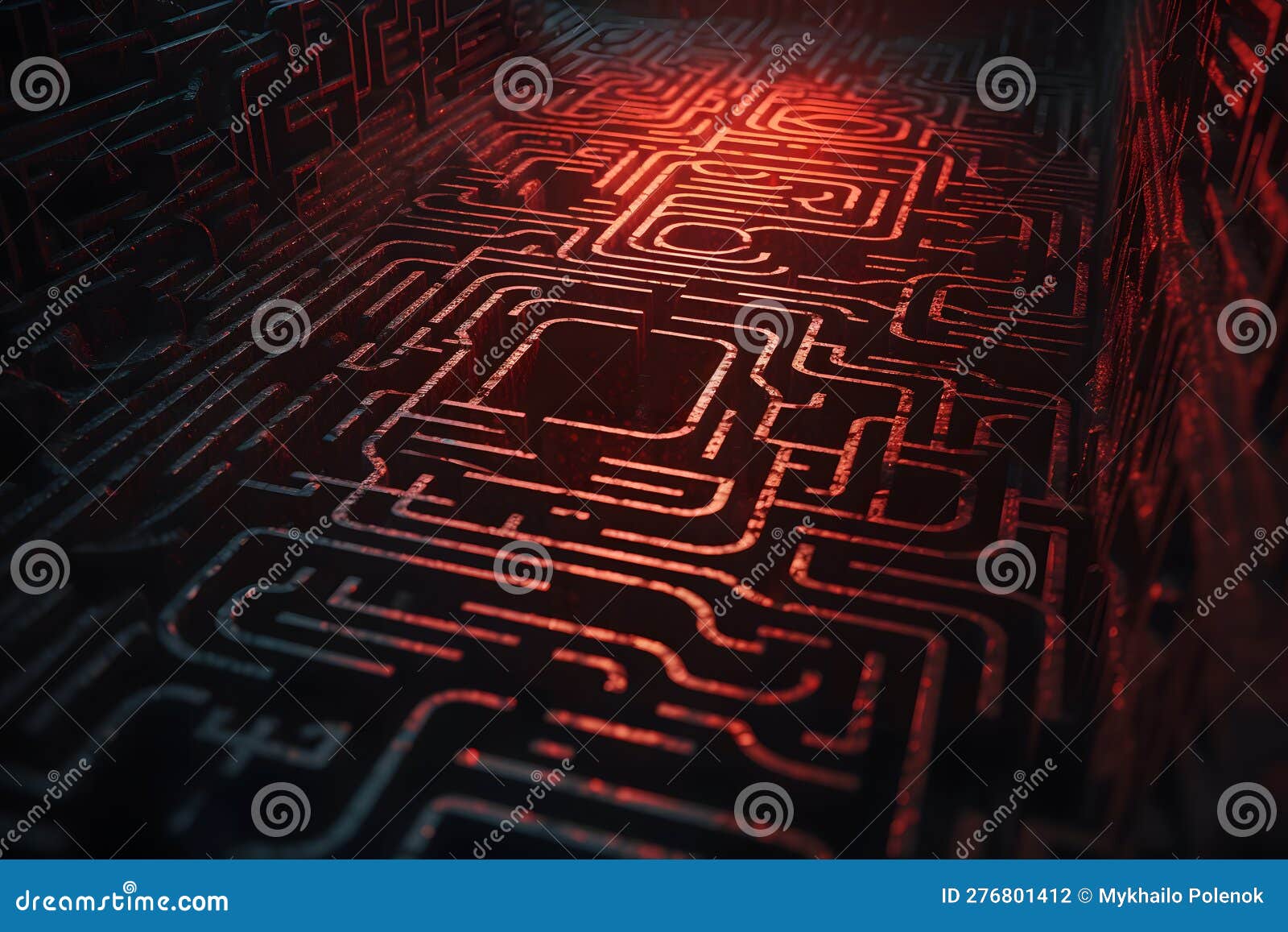 Scorched Maze Concept. Neural Network AI Generated Stock Illustration ... Scorched Maze Concept. Neural Network AI Generated Stock Illustration ...