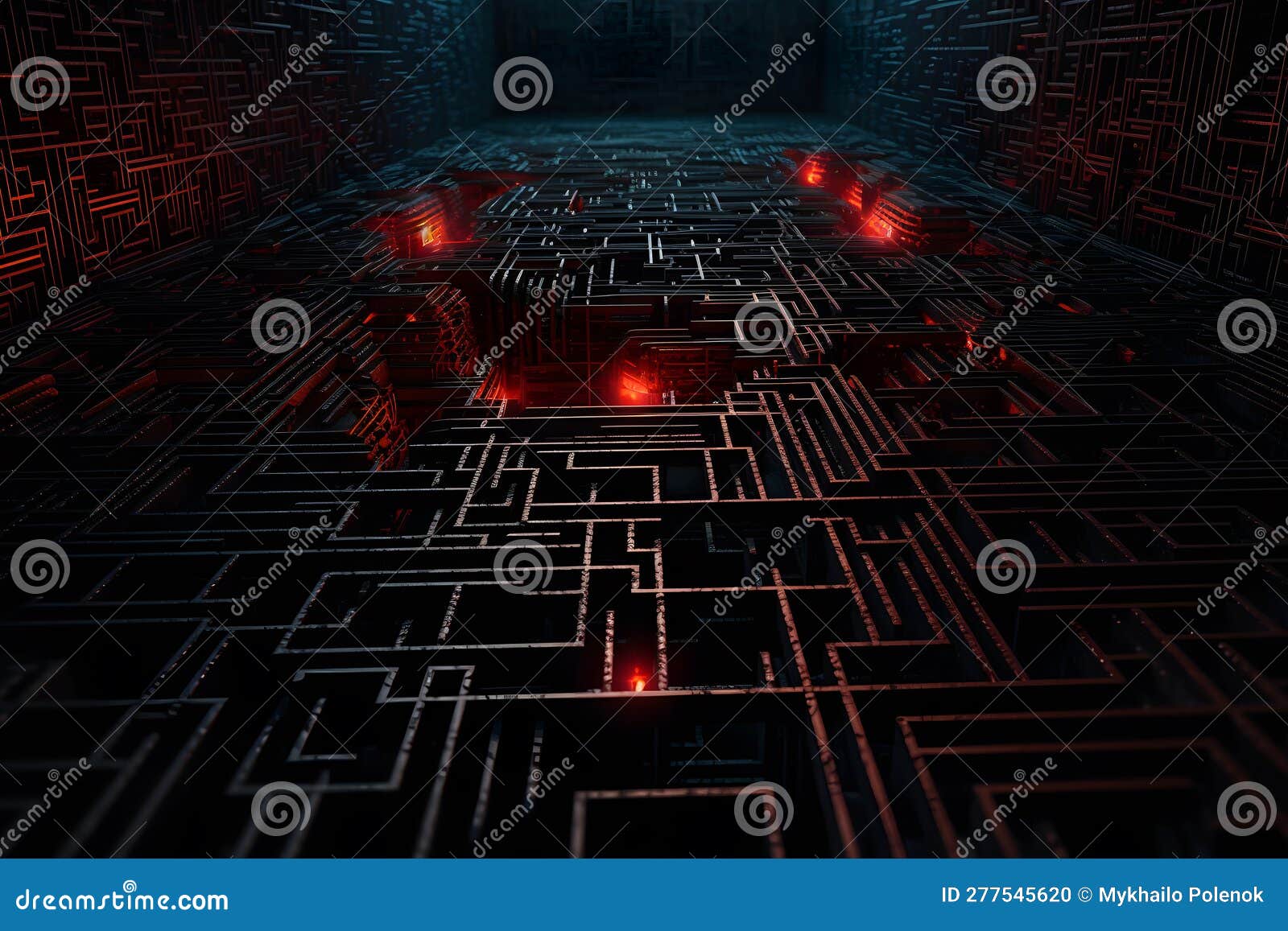 Scorched Maze Concept. Neural Network AI Generated Stock Illustration ... Scorched Maze Concept. Neural Network AI Generated Stock Illustration ...