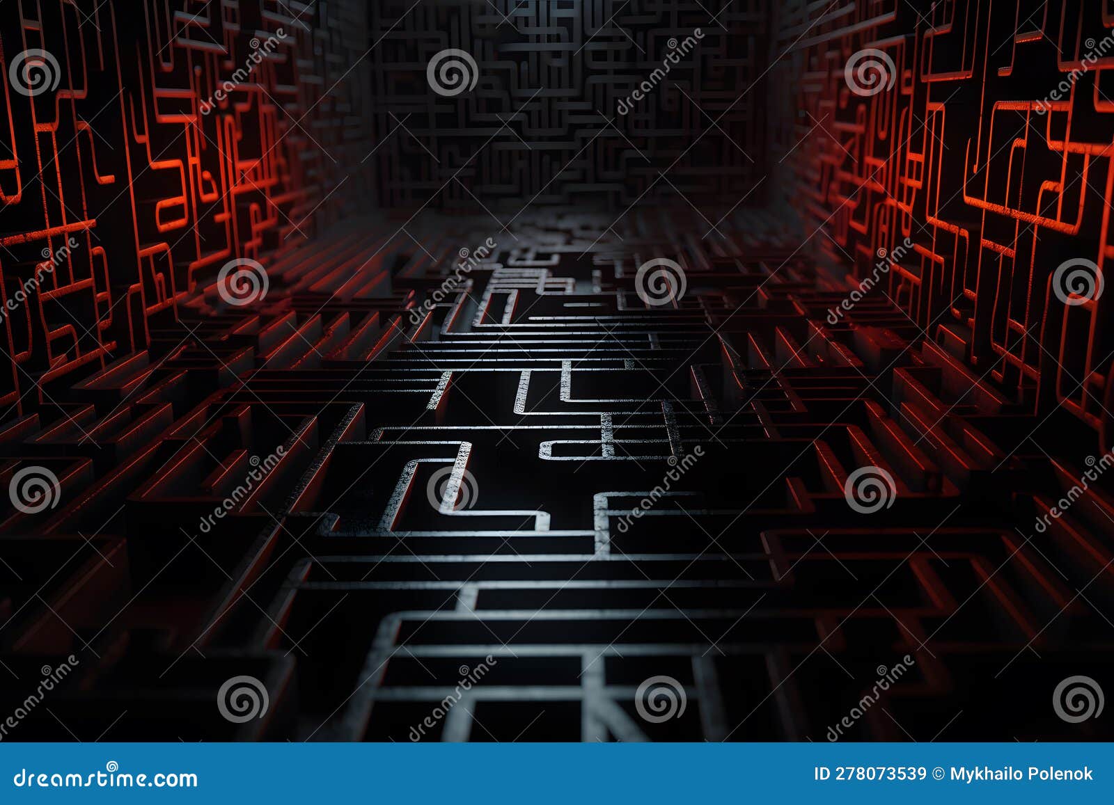Scorched Maze Concept. Neural Network AI Generated Stock Illustration ... Scorched Maze Concept. Neural Network AI Generated Stock Illustration ...