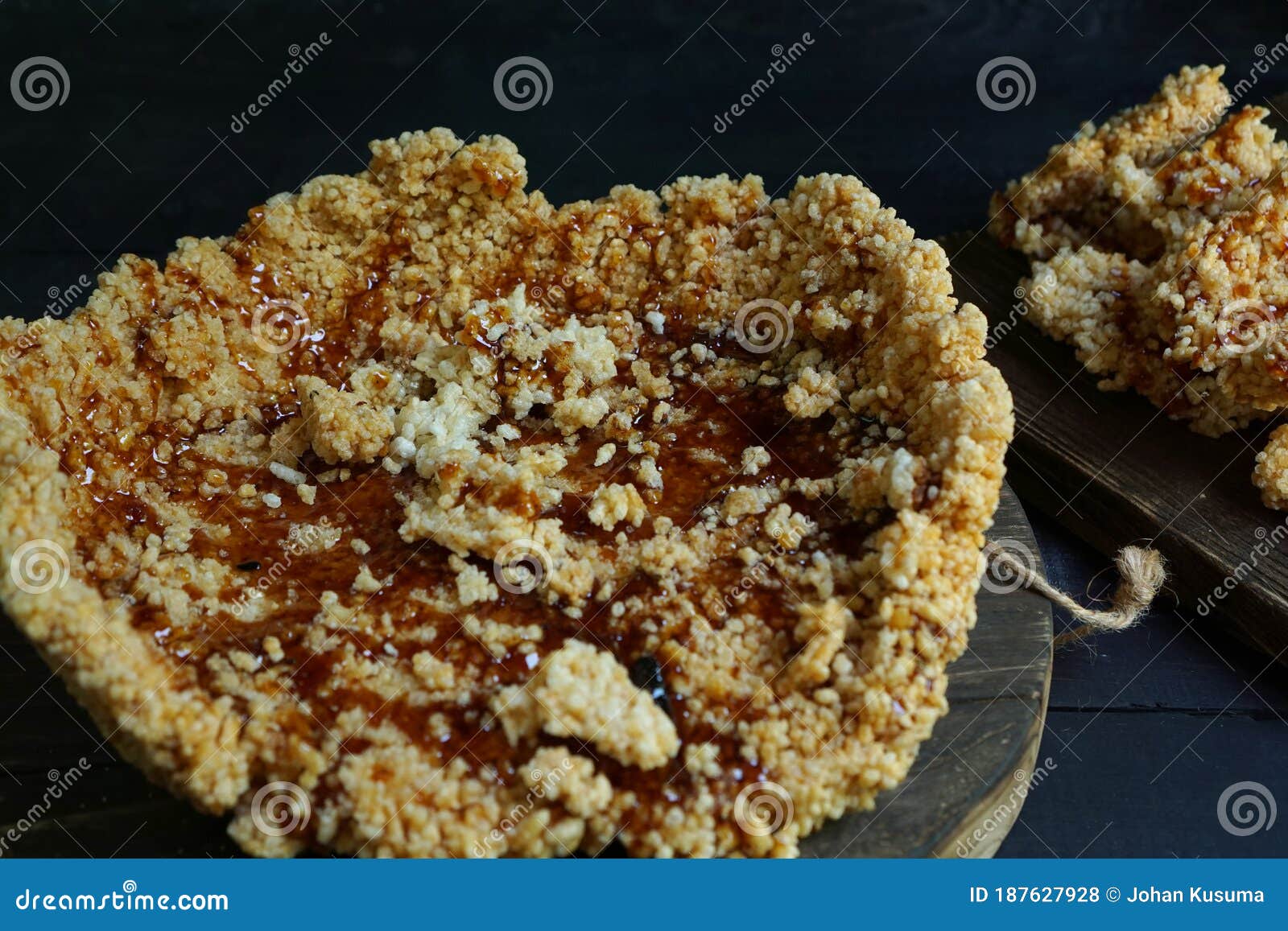 Scorched Rice or Rice Cracker is Called Intip Stock Photo - Image of ...