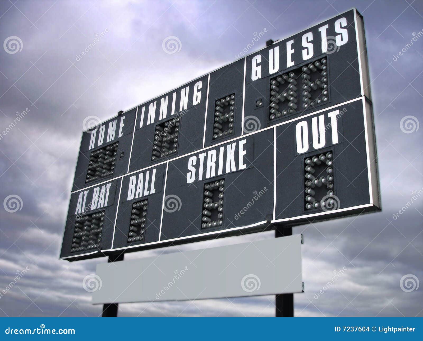 Score board stock photo. Image of american, scoreboard - 7237604