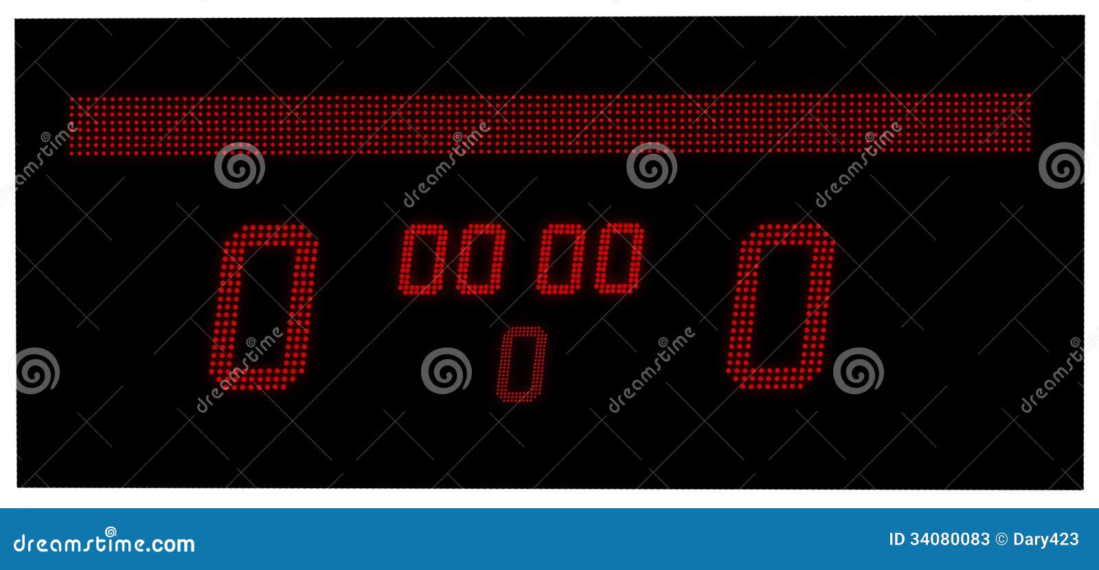 Score board stock image. Image of monitor, counting, indicator - 34080083