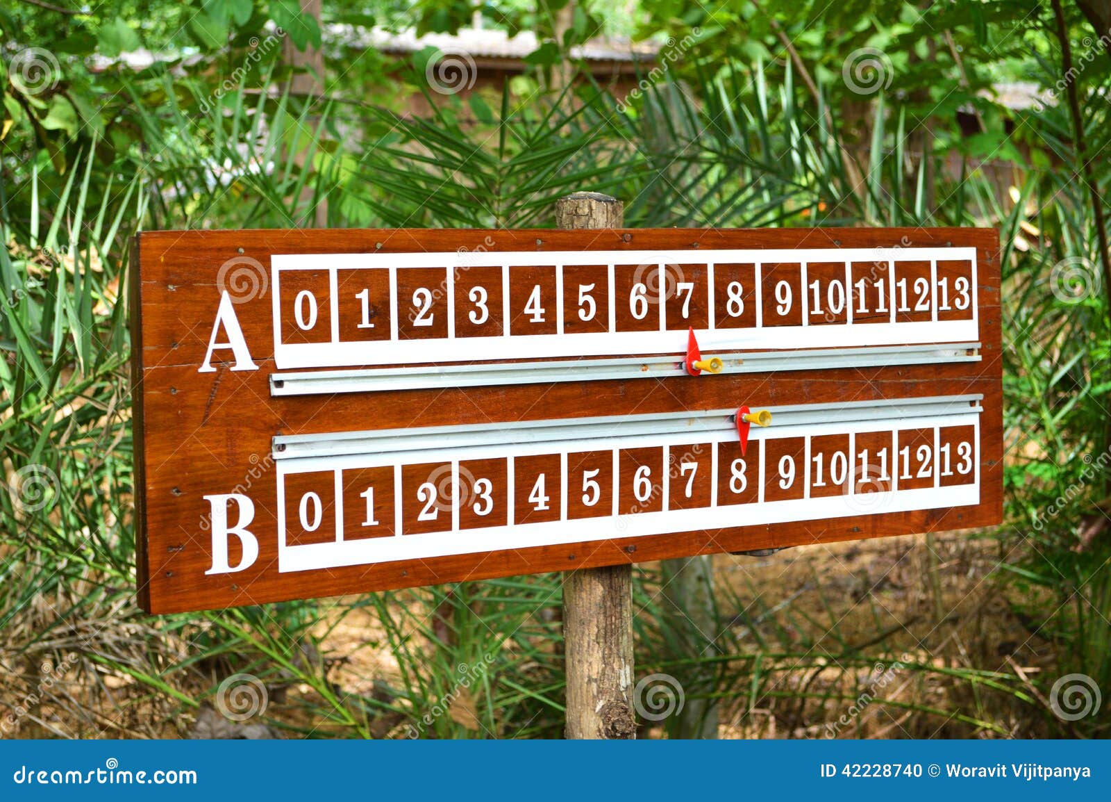 Score board stock photo. Image of line, wood, sport, board - 42228740