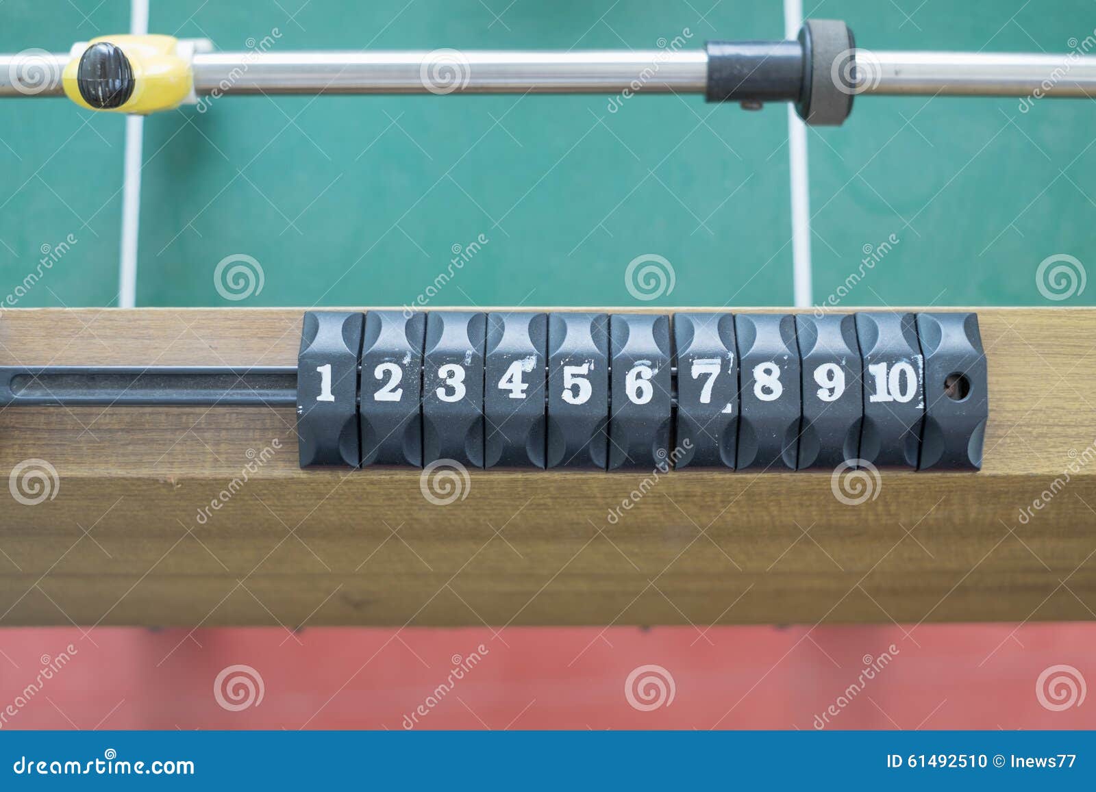 Score of football table. stock photo. Image of keeper - 61492510