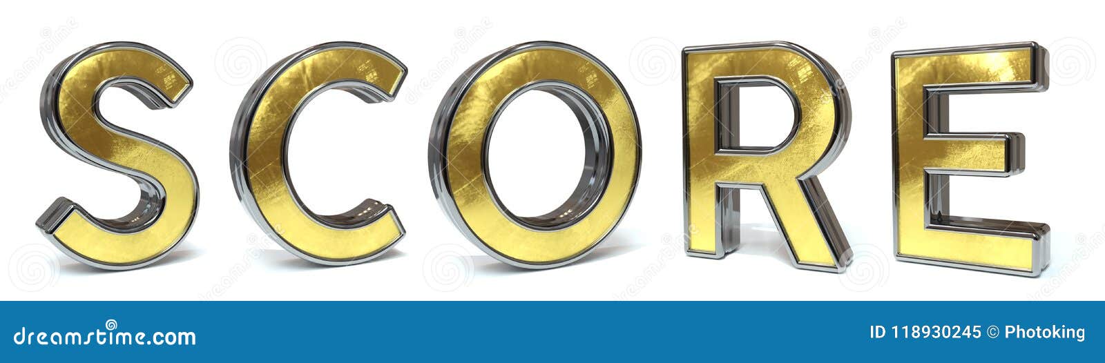 Score golden text stock illustration. Illustration of championship ...