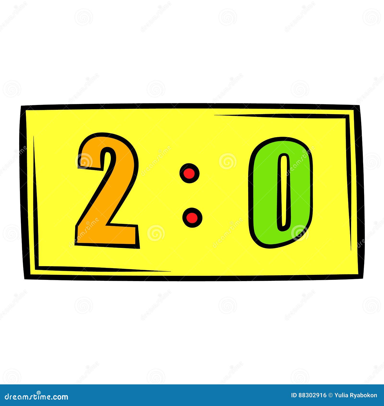 Score icon, icon cartoon stock vector. Illustration of referee - 88302916