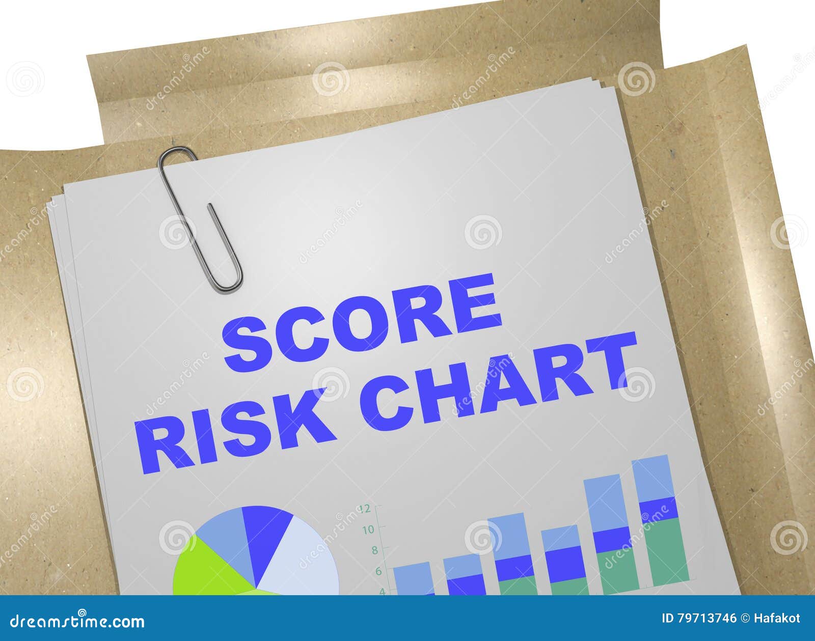 Score Risk Chart concept stock illustration. Illustration of ...