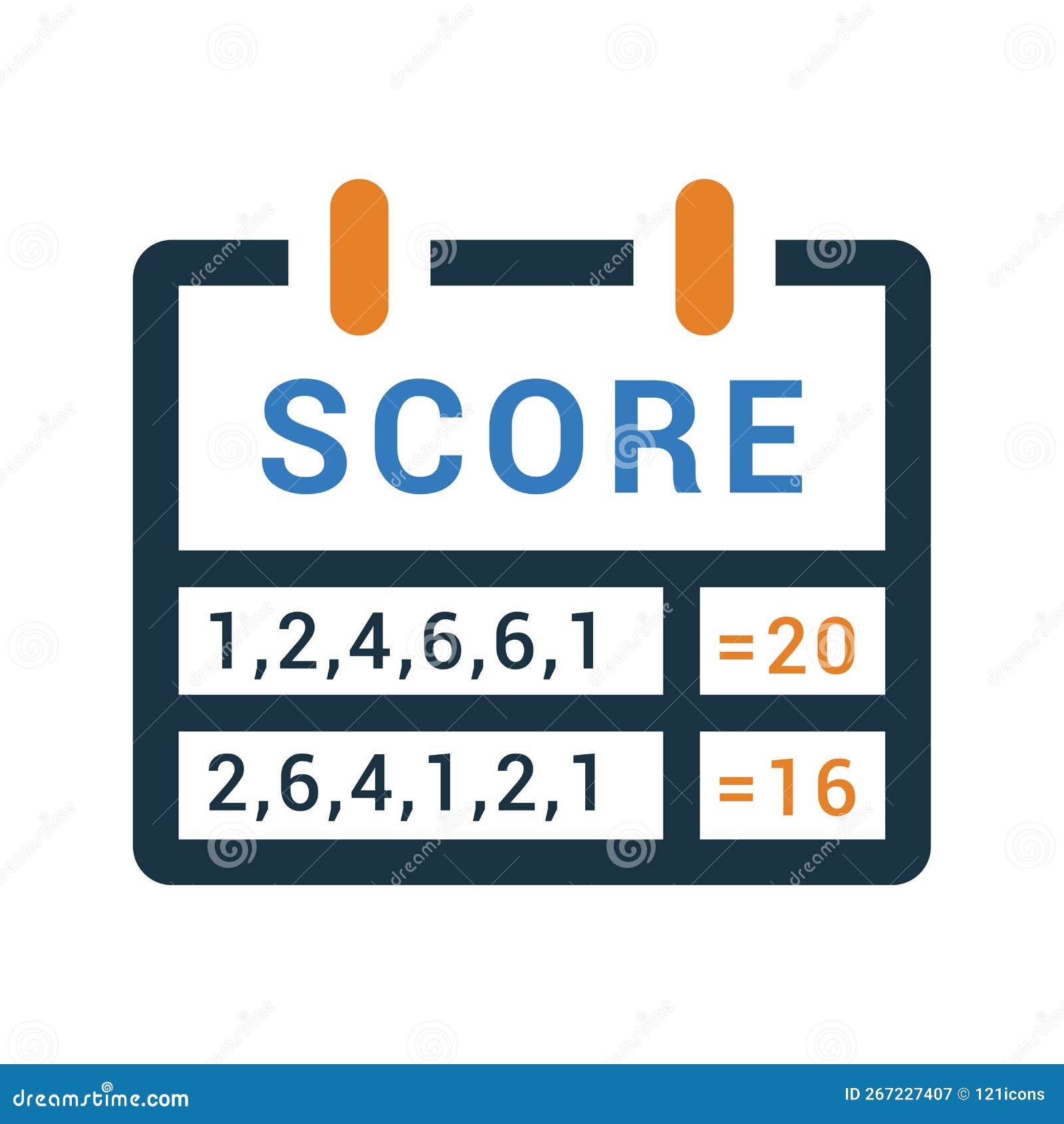 Score, scorecard icon stock illustration. Illustration of banking ...