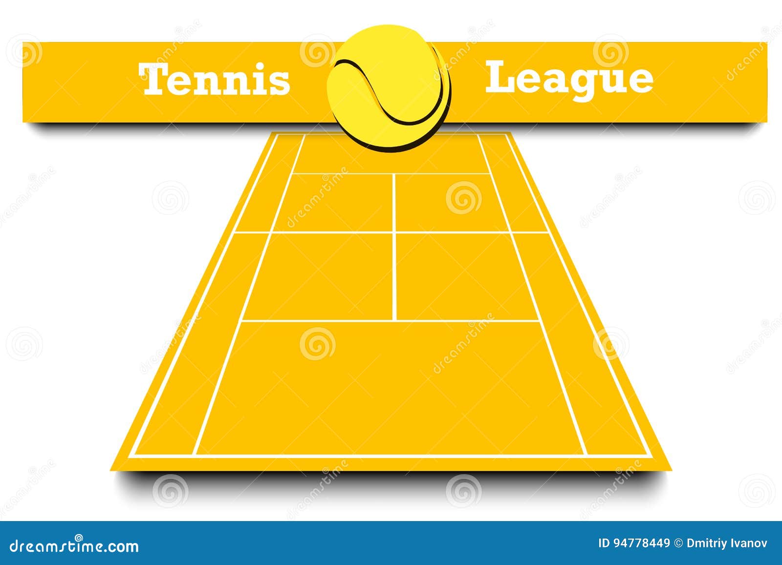 Score of the tennis match stock vector. Illustration of background ...