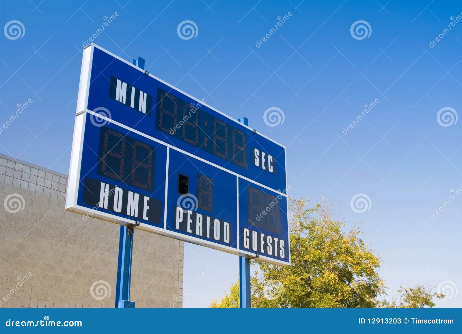 Scoreboard stock image. Image of preseason, outside, equipment - 12913203