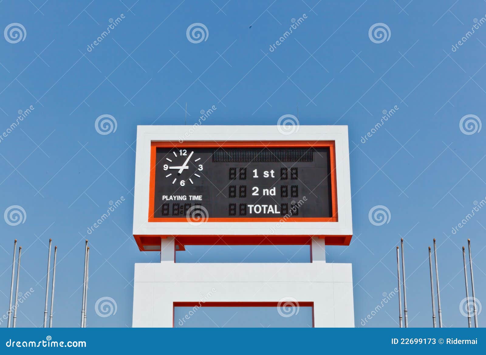 The Scoreboard stock image. Image of arena, light, play - 22699173