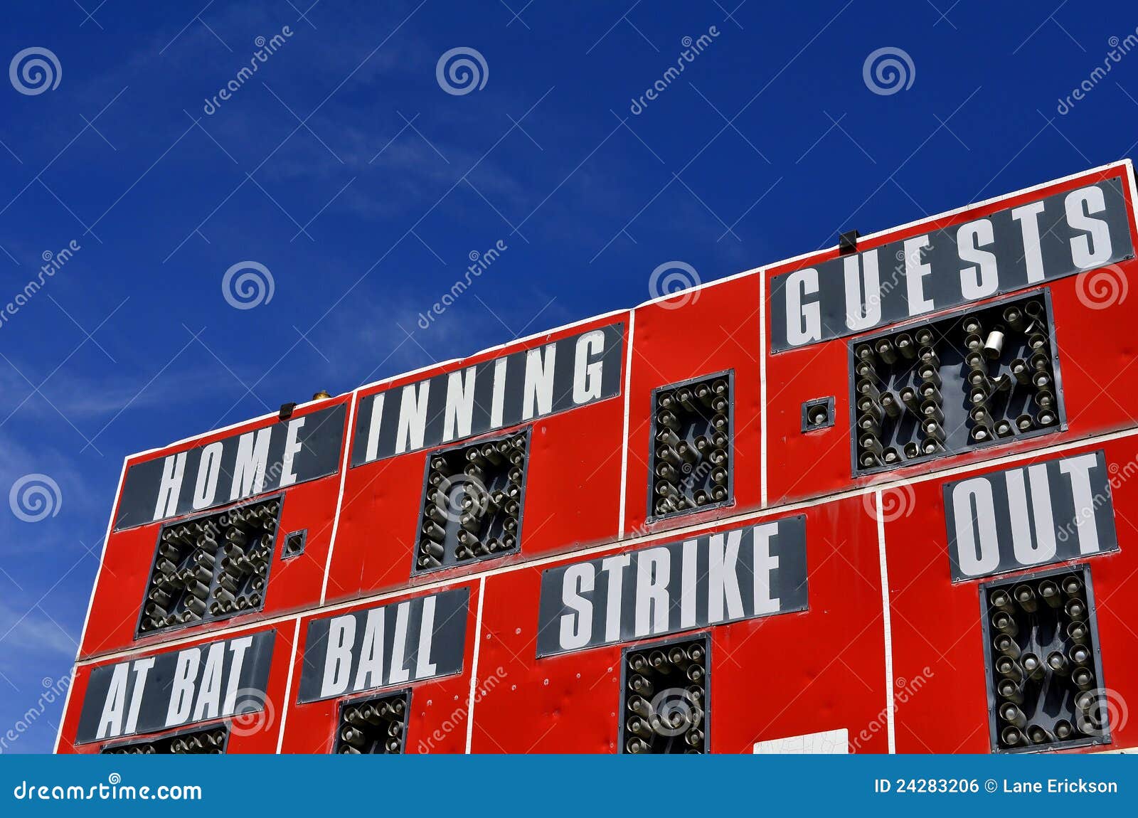 Scoreboard stock photo. Image of lines, game, electric - 24283206