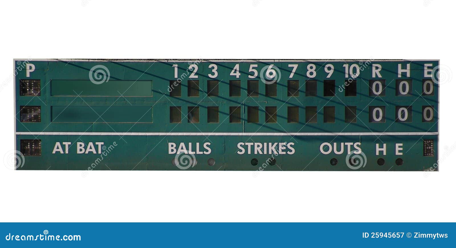 Scoreboard stock image. Image of park, score, sport, board - 25945657