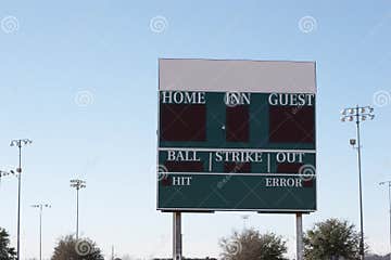 Scoreboard with ad space stock image. Image of score, team - 423097
