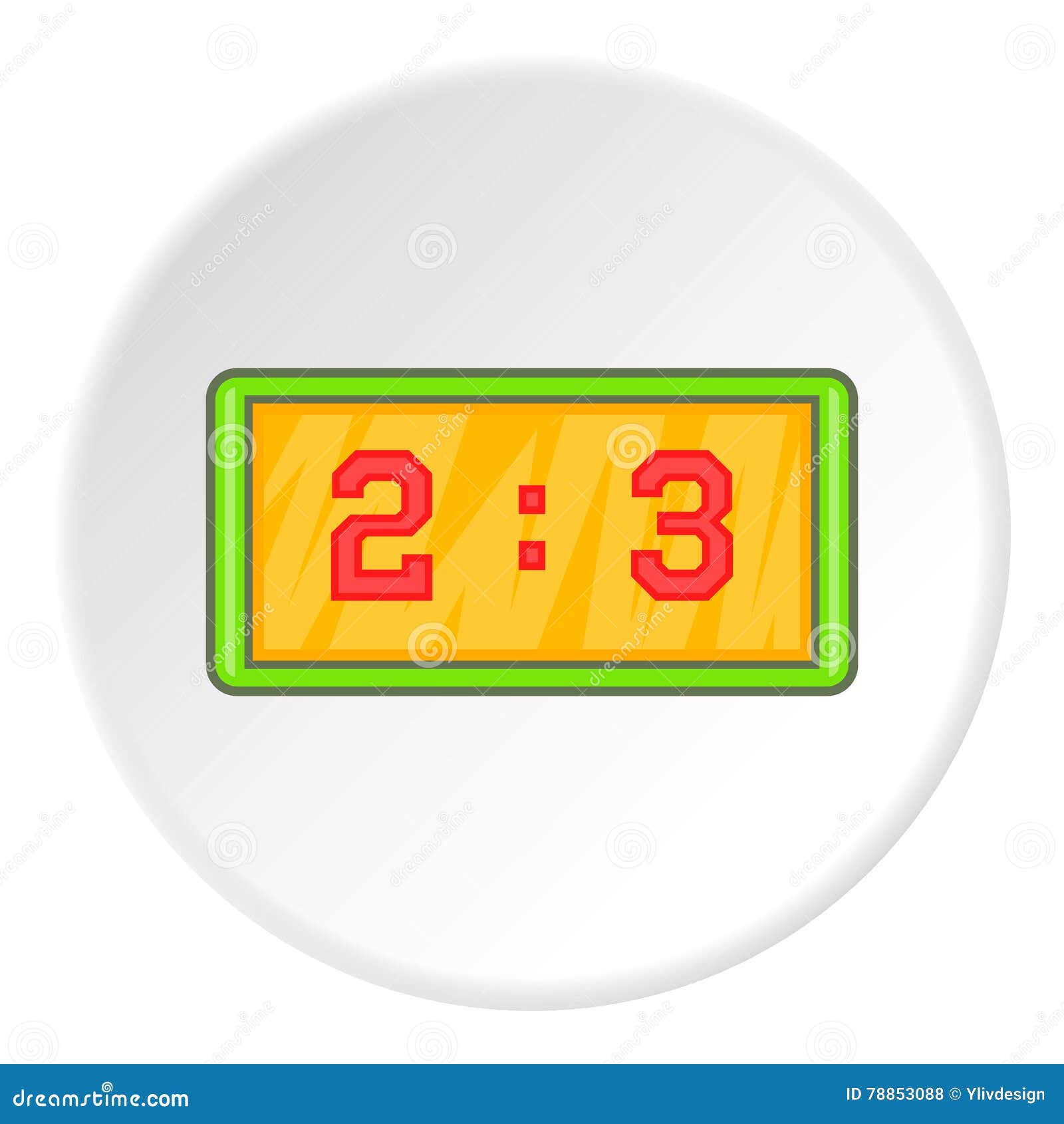 Scoreboard Icon, Cartoon Style Stock Vector - Illustration of display ...