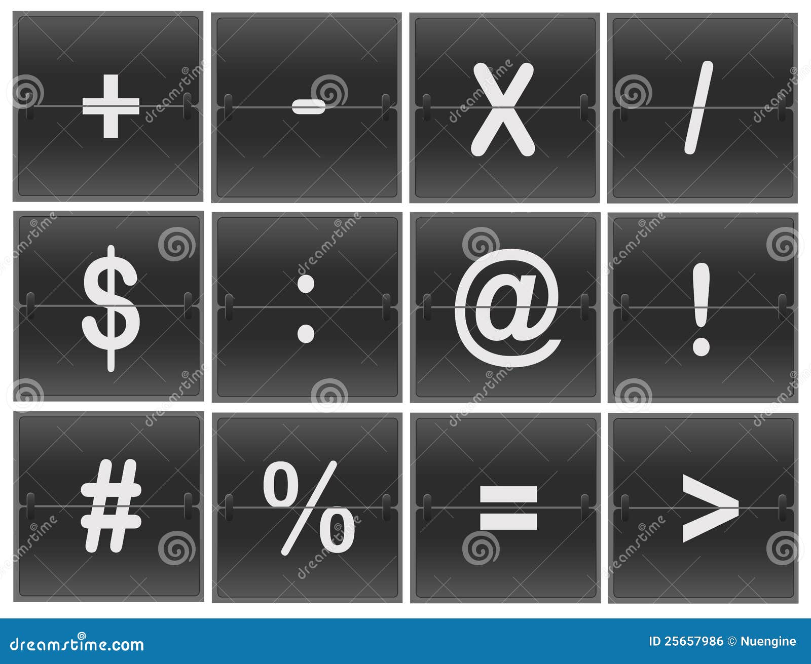 Scoreboard Numbers stock illustration. Illustration of panel - 25657986