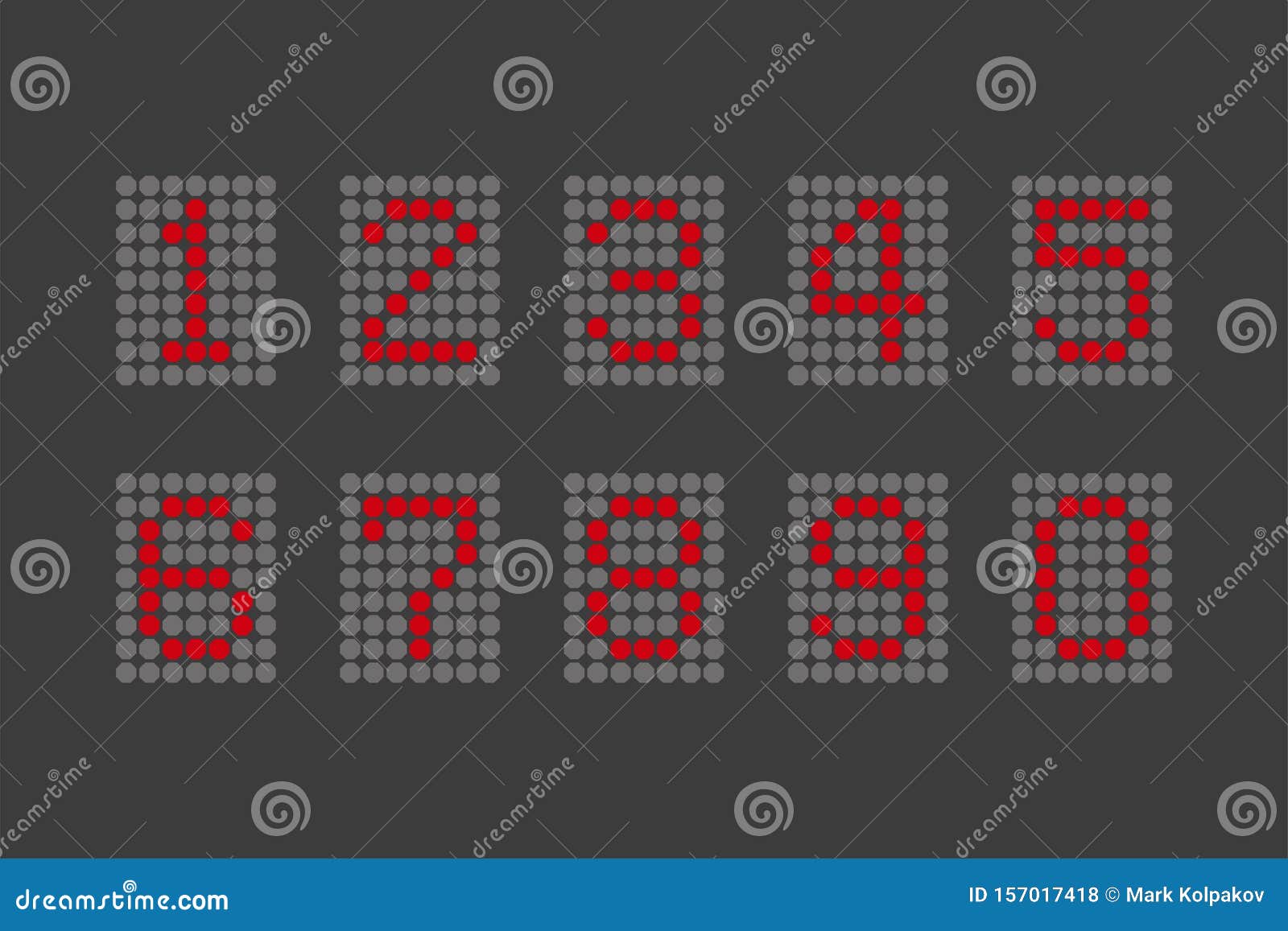 Scoreboard Numbers Stock Photo | CartoonDealer.com #25657986